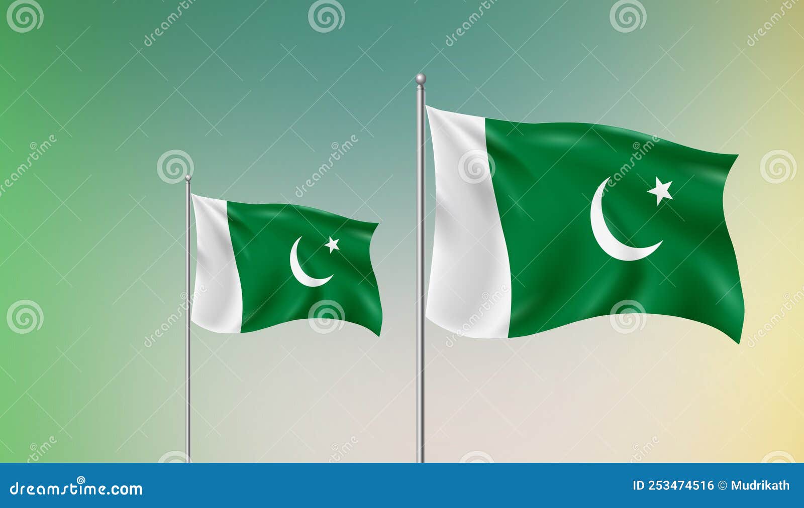 Pakistan Independence Day Flag, 75th Independence Day Stock ...