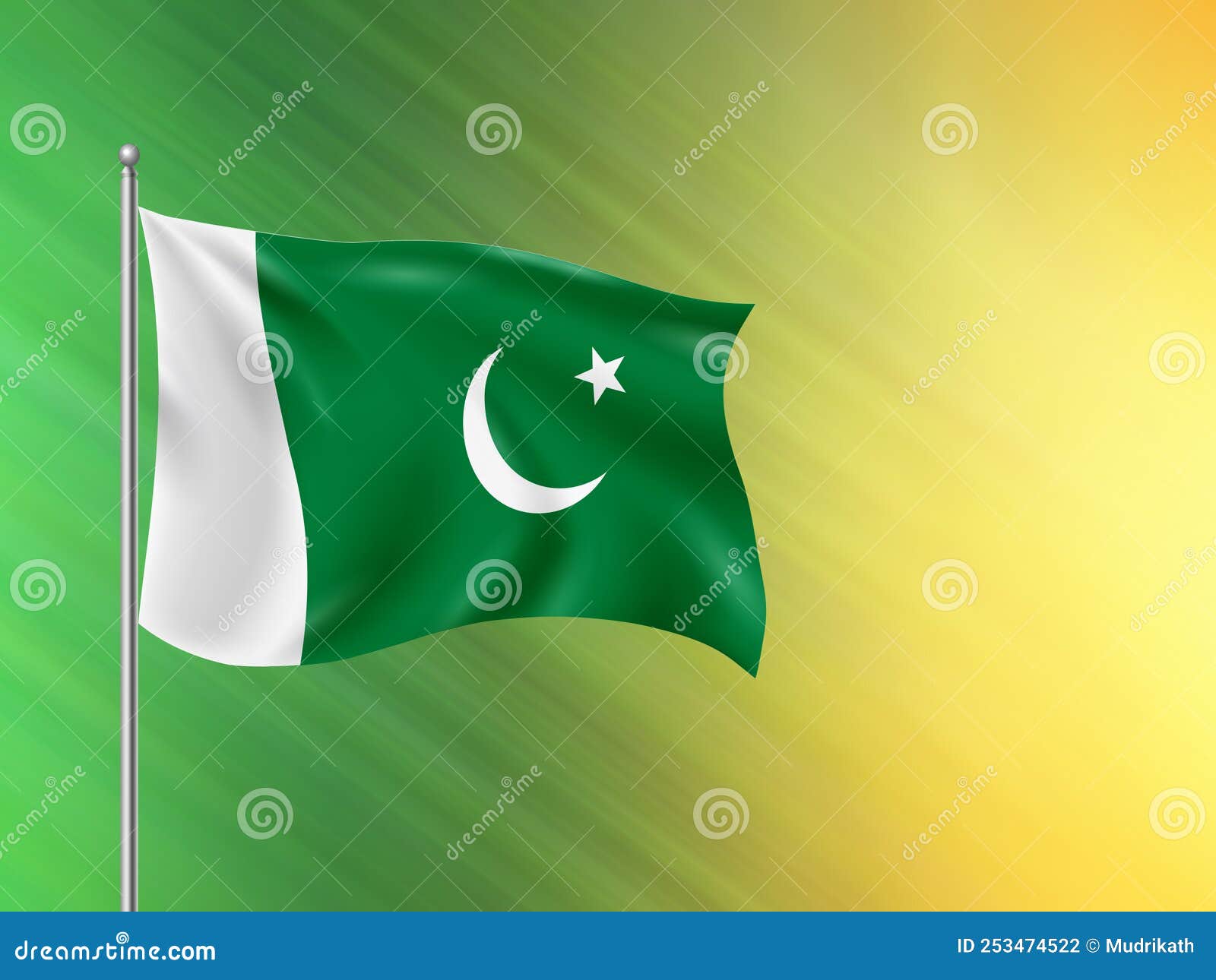 Pakistan Independence Day Flag, 75th Independence Day Stock ...