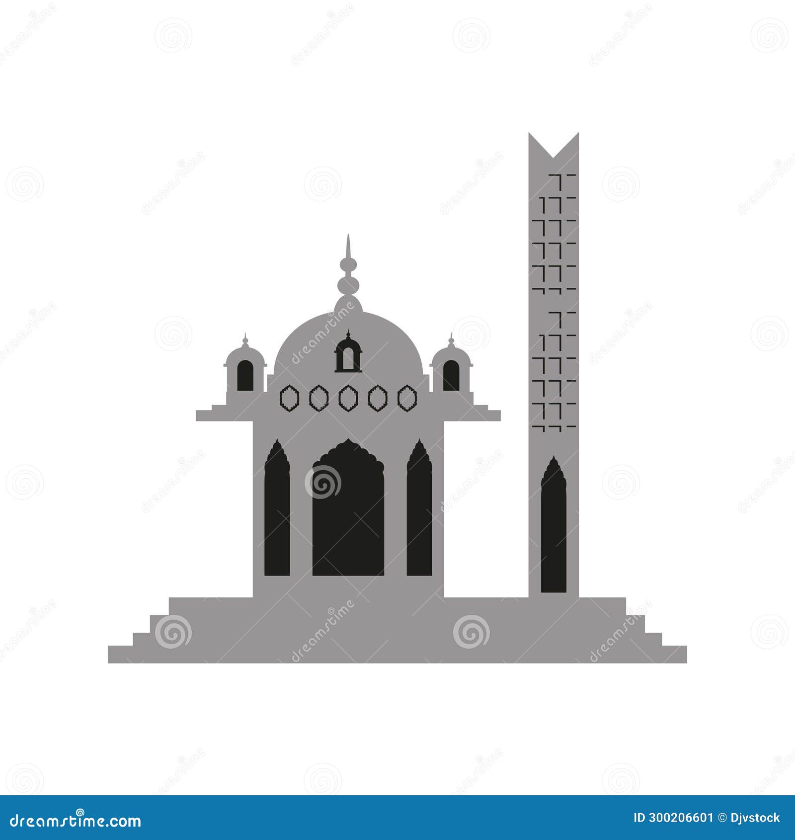Pakistan Day Minar Architecture Cartoon Vector | CartoonDealer.com ...
