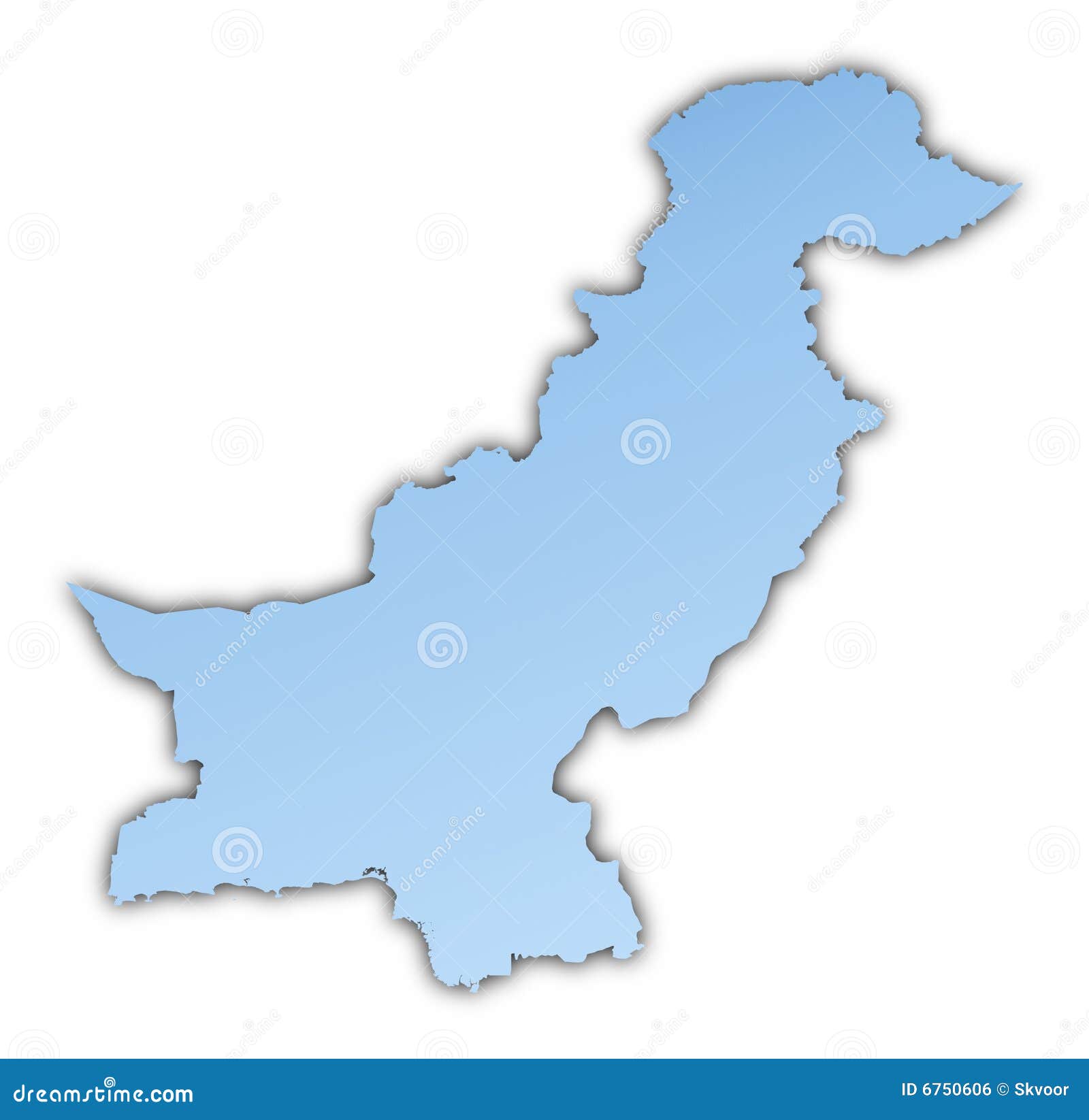 Pakistan map stock illustration. Illustration of national - 6750606
