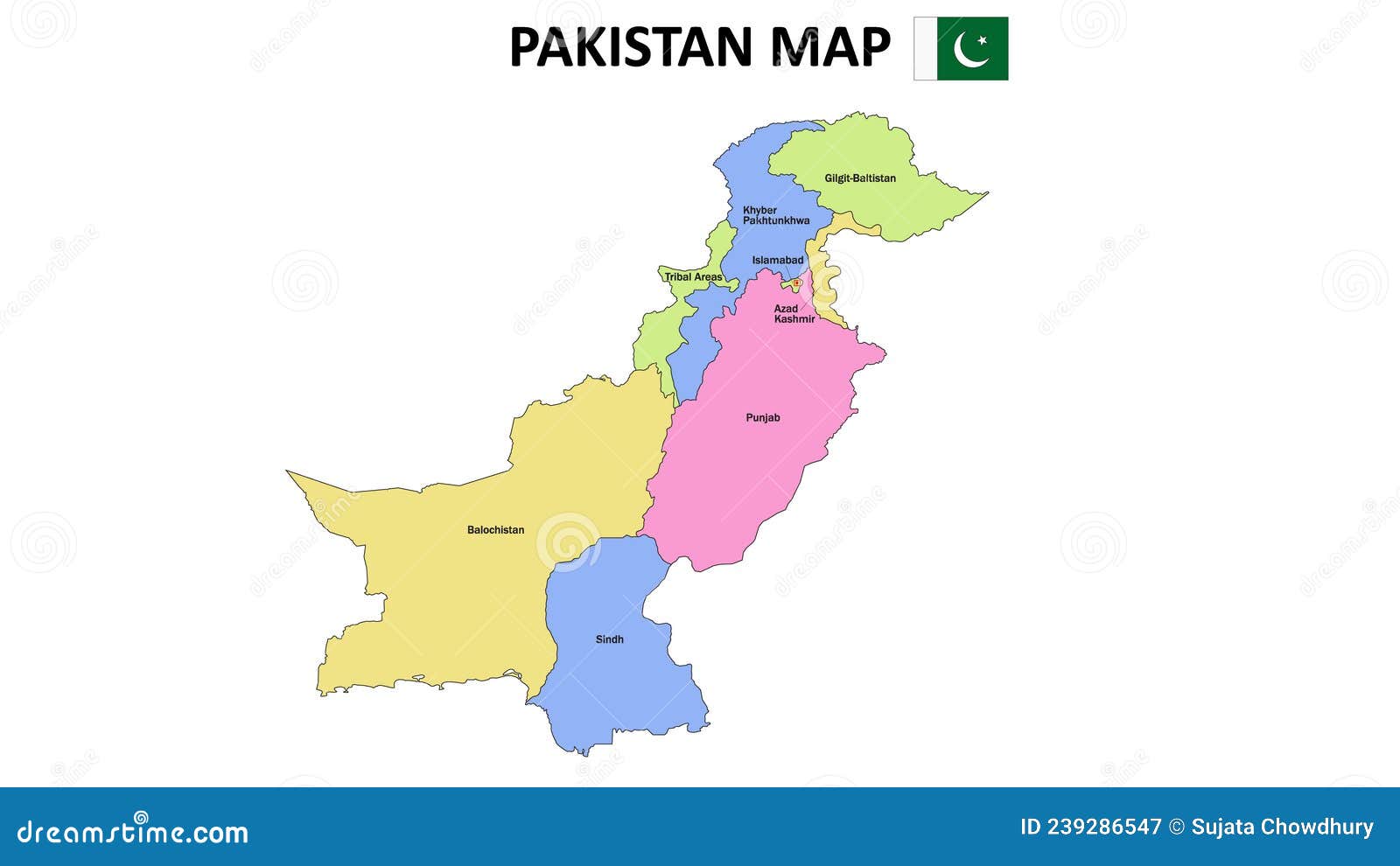 Pakistan Map. Pakistan Map with Color Background and All States Name ... Pakistan Map. Pakistan Map with Color Background and All States Name ...