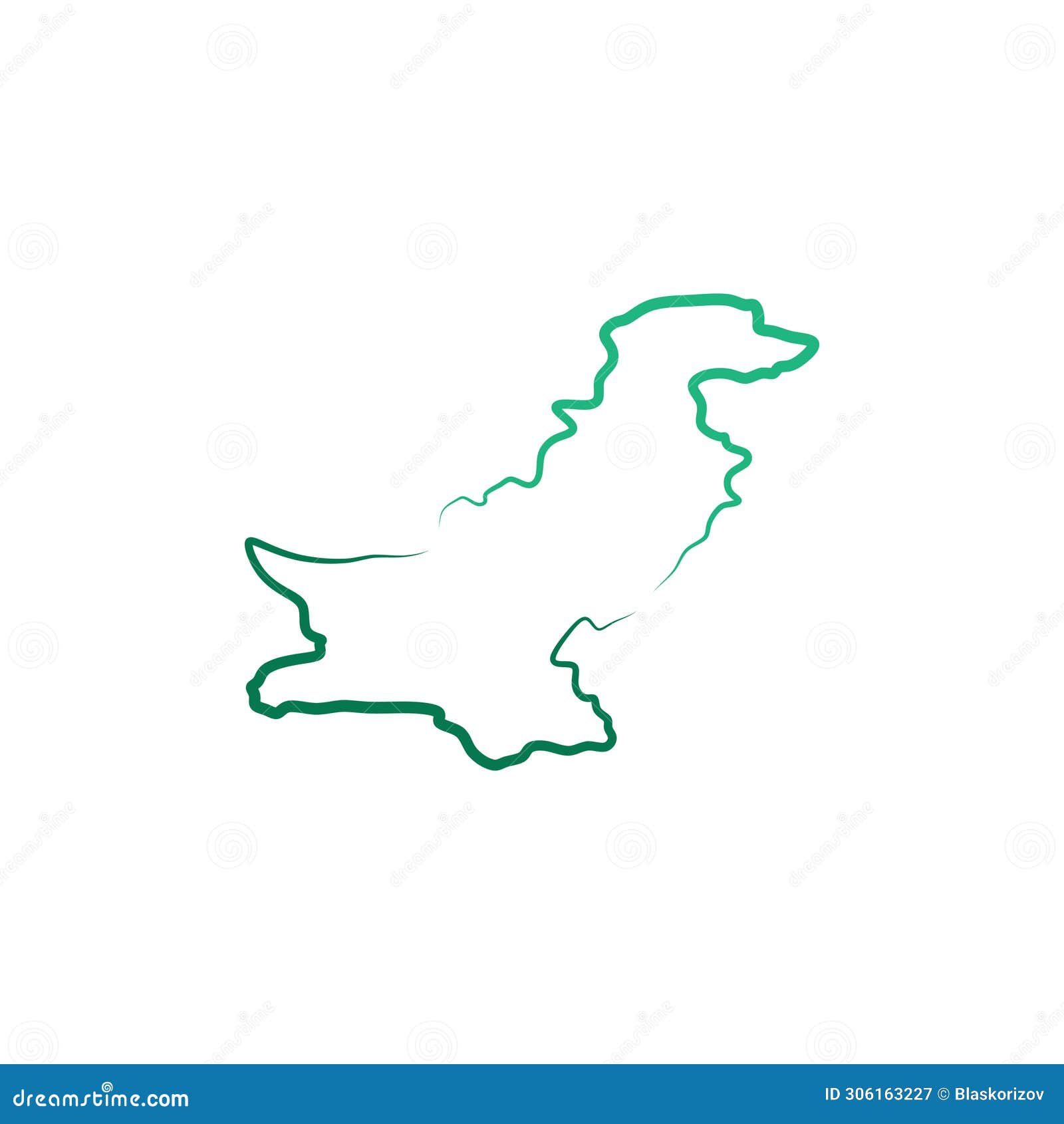 Pakistan Map Vector Logo Icon Stock Vector - Illustration of nation ...