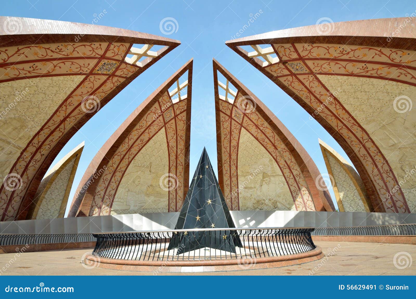 Pakistan Monument stock image. Image of structure, islamabad - 56629491
