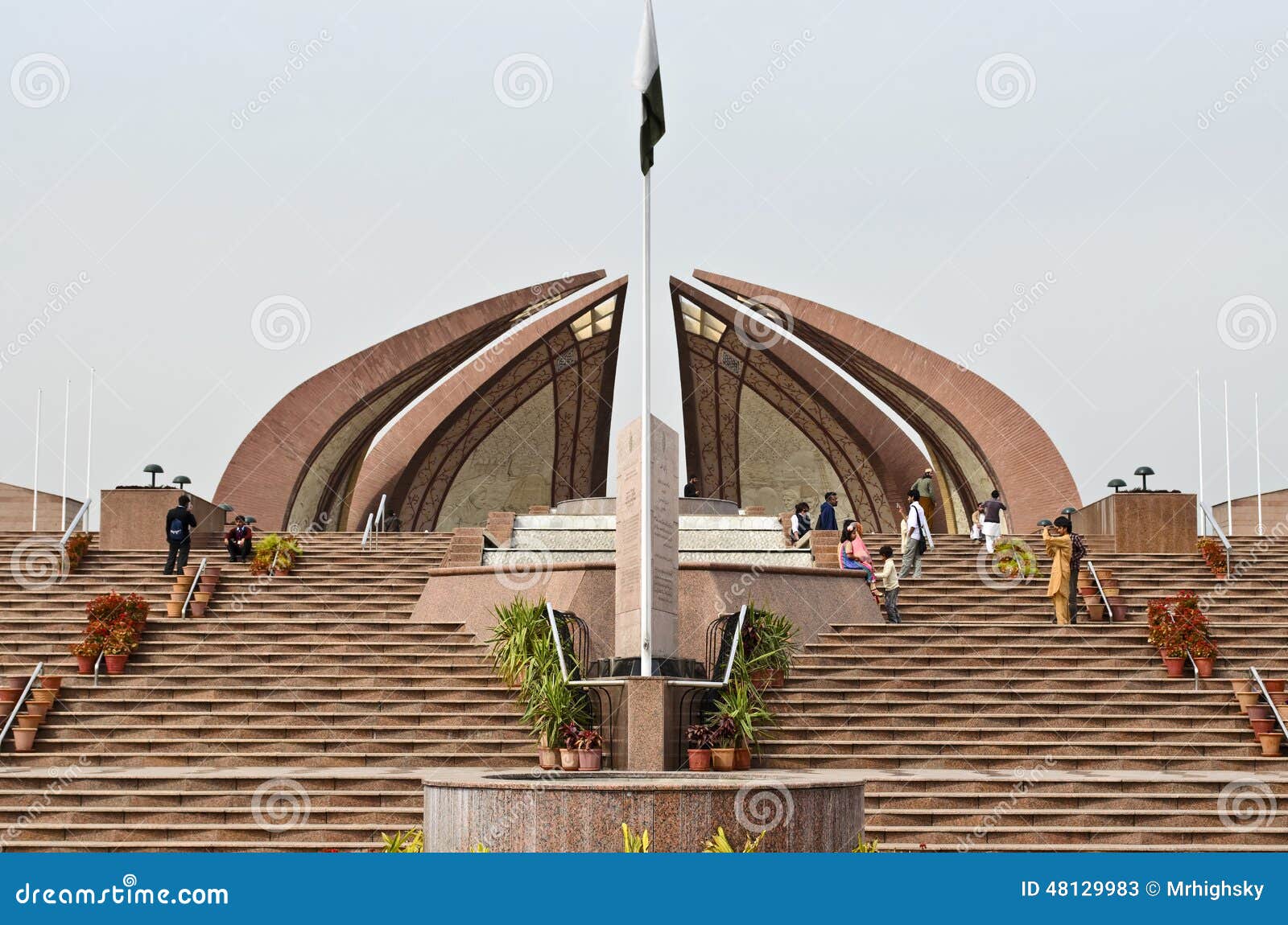 Pakistan Monument editorial stock photo. Image of tourists - 48129983