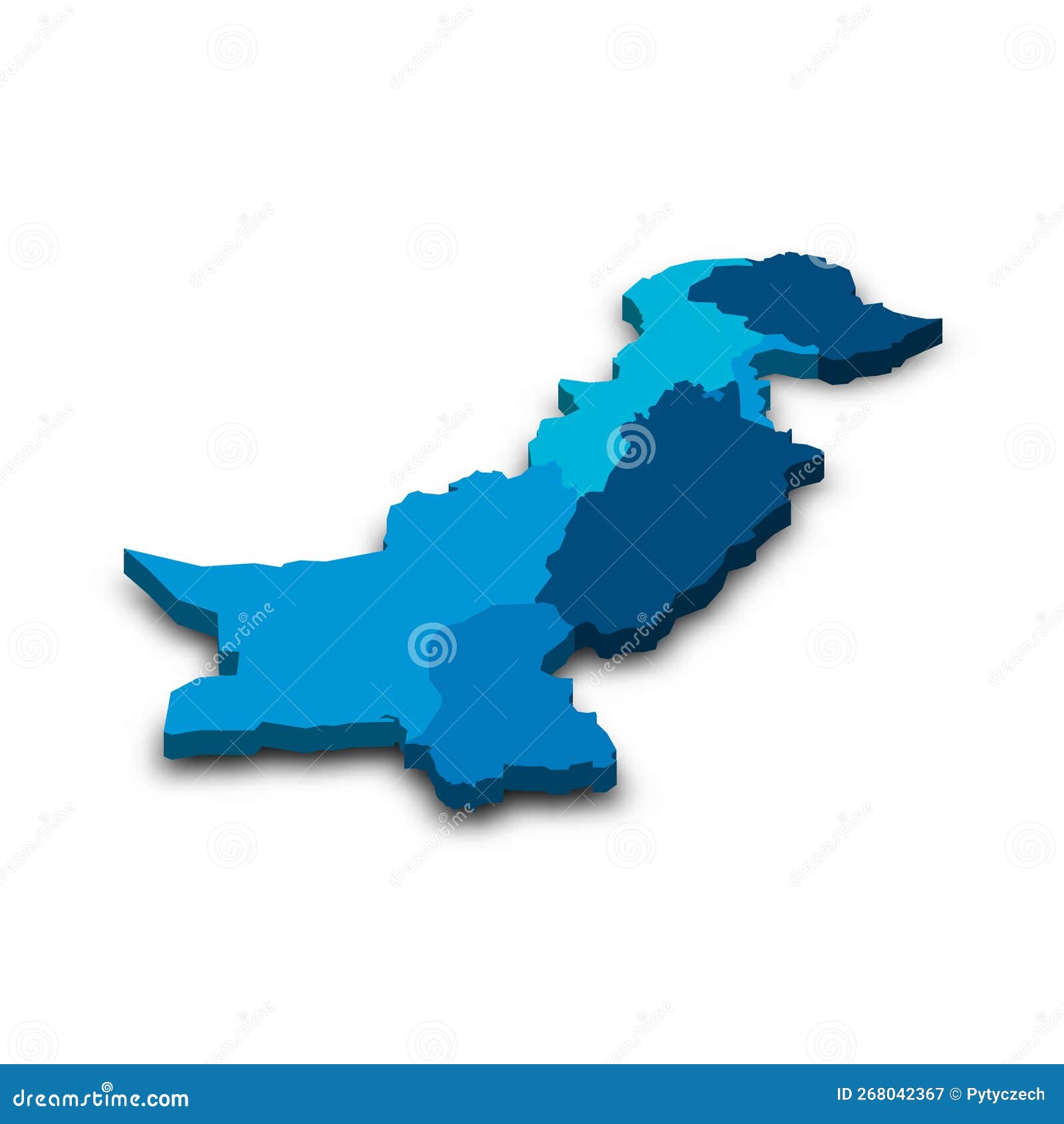 Pakistan Political Map of Administrative Divisions Stock Vector ... Pakistan Political Map of Administrative Divisions Stock Vector ...