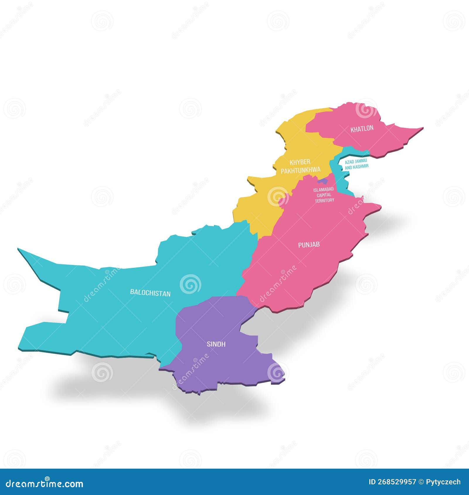 Pakistan Political Map of Administrative Divisions Stock Vector ... Pakistan Political Map of Administrative Divisions Stock Vector ...