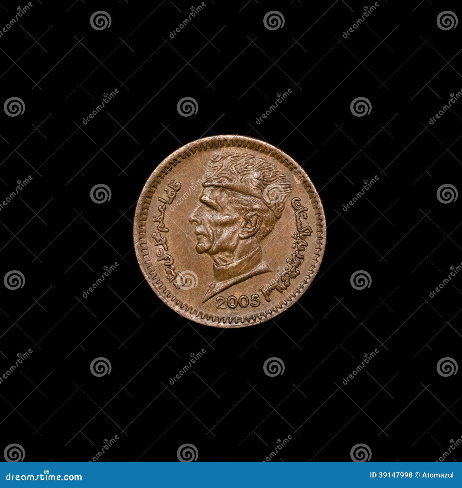 Pakistan Rupee stock photo. Image of pakistani, jinnah - 39147998