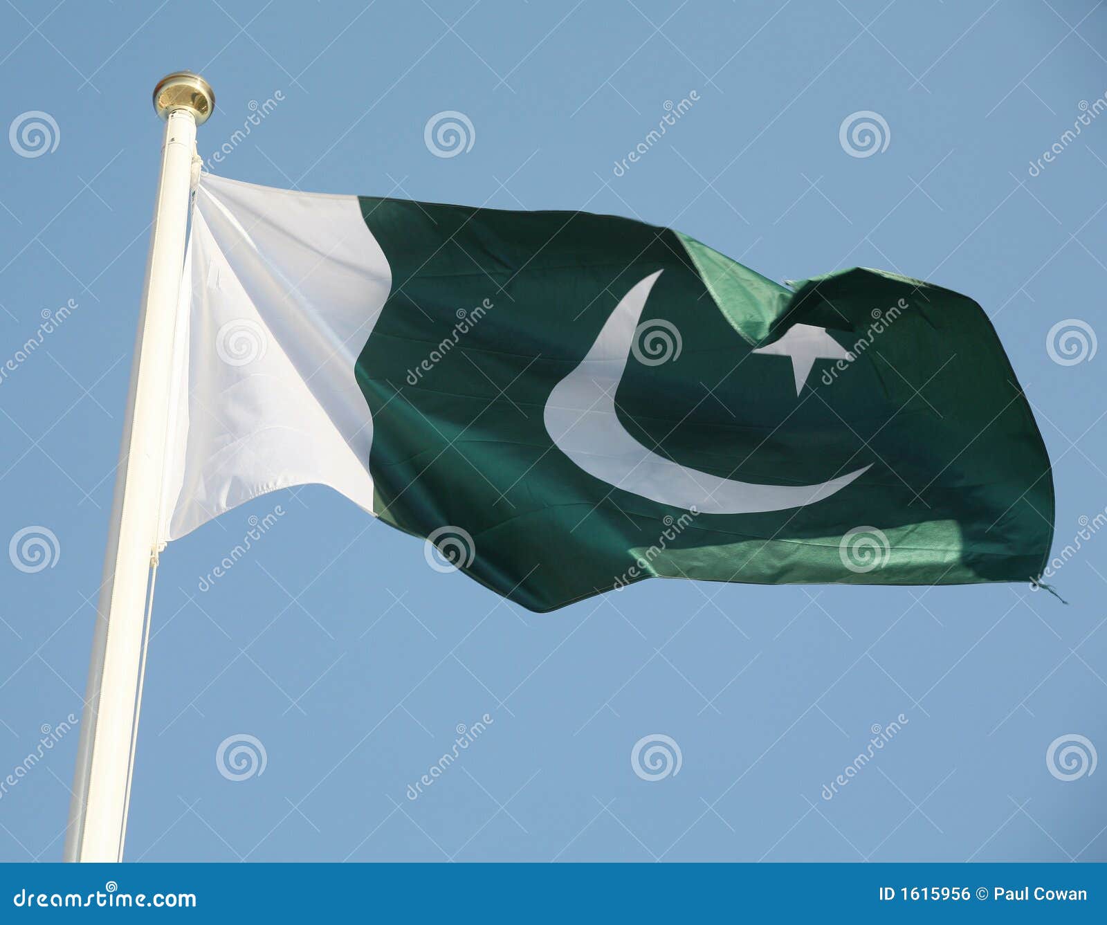 Pakistan s flag stock photo. Image of islam, pakistani - 1615956