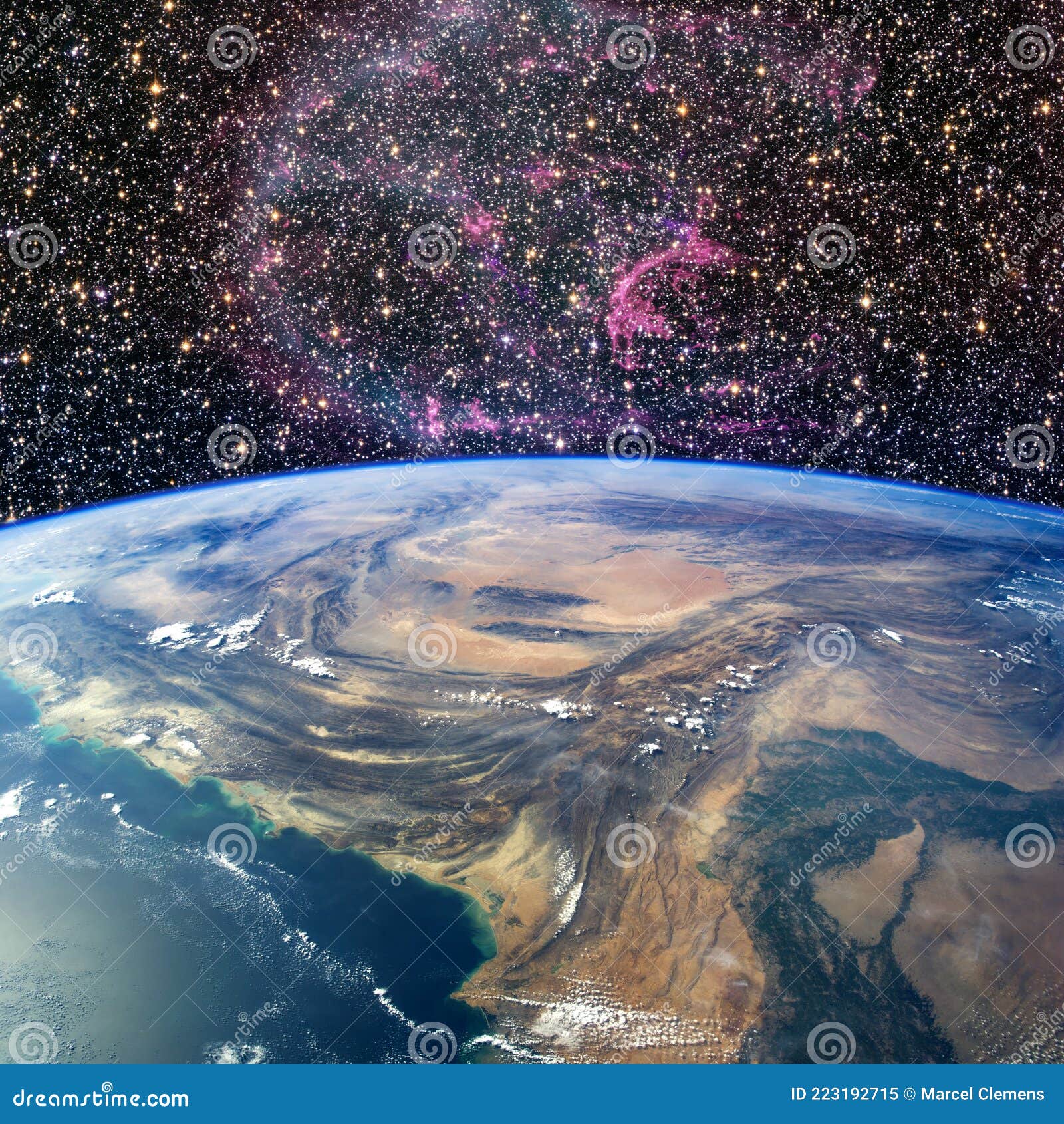 Pakistan from space stock image. Image of night, global - 223192715