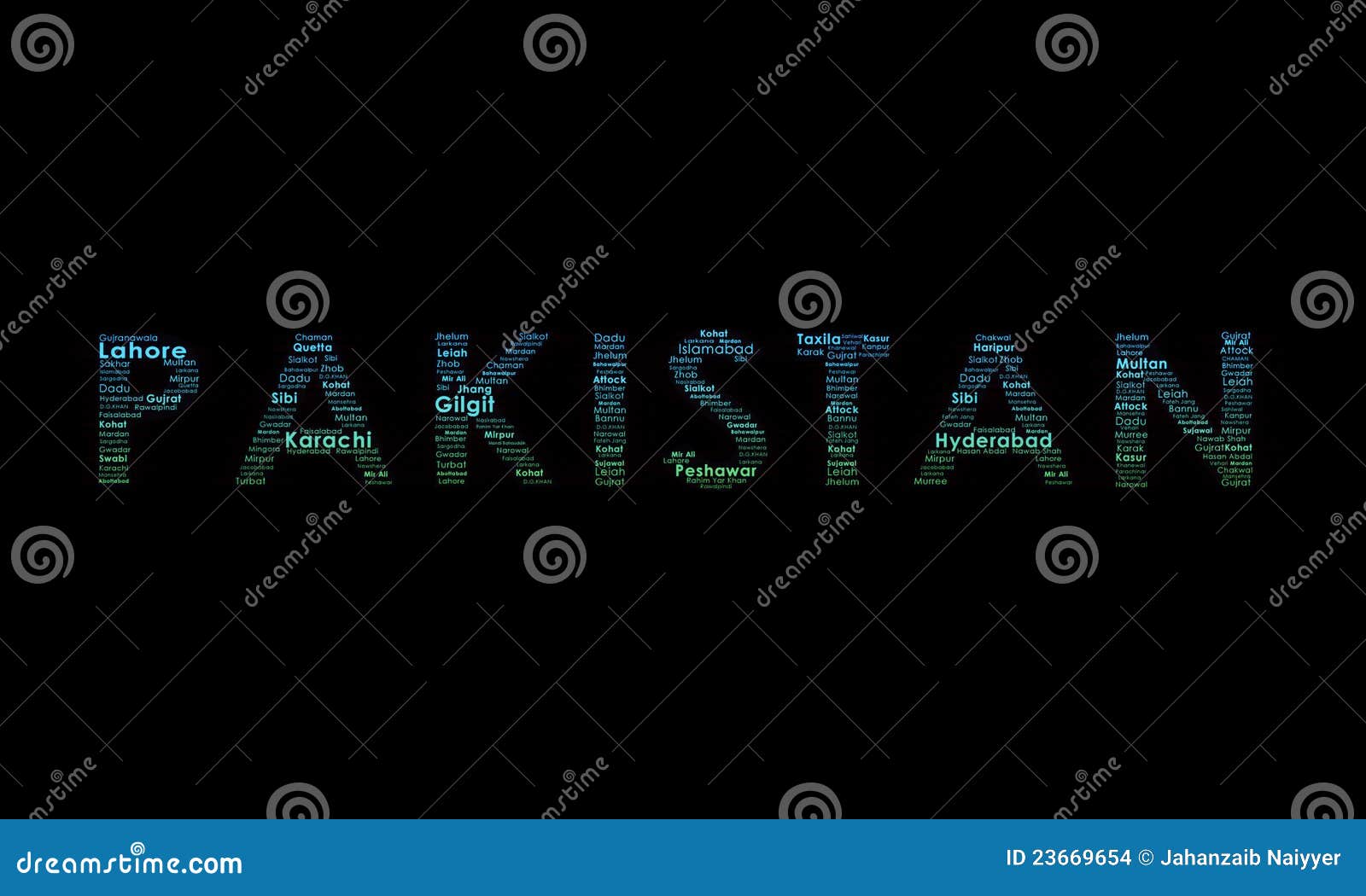 Pakistan Typography Illustration Stock Photo - Image of abbotabad ...
