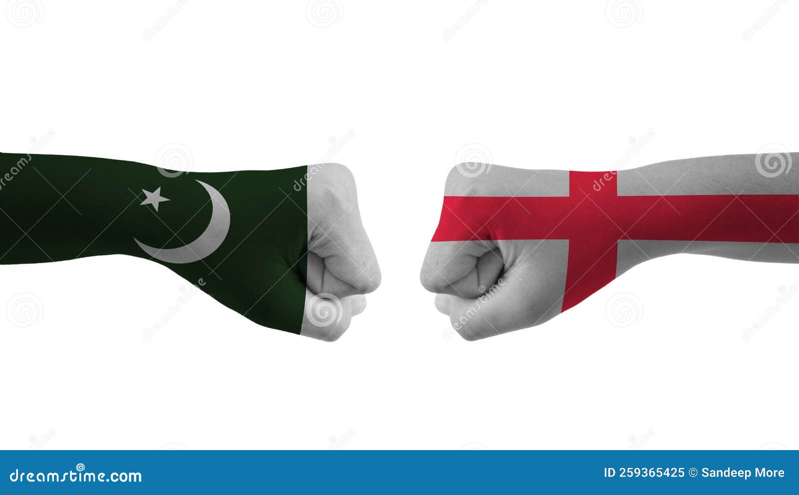 Pakistan Vs England Hand Flag Cricket Match Stock Image - Image of ...