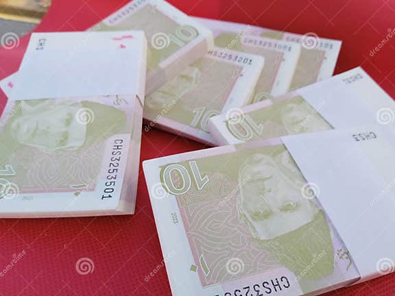 Pakistani Currency New Note 10 Rupees Bundle. New Copy of Rs Stock ...