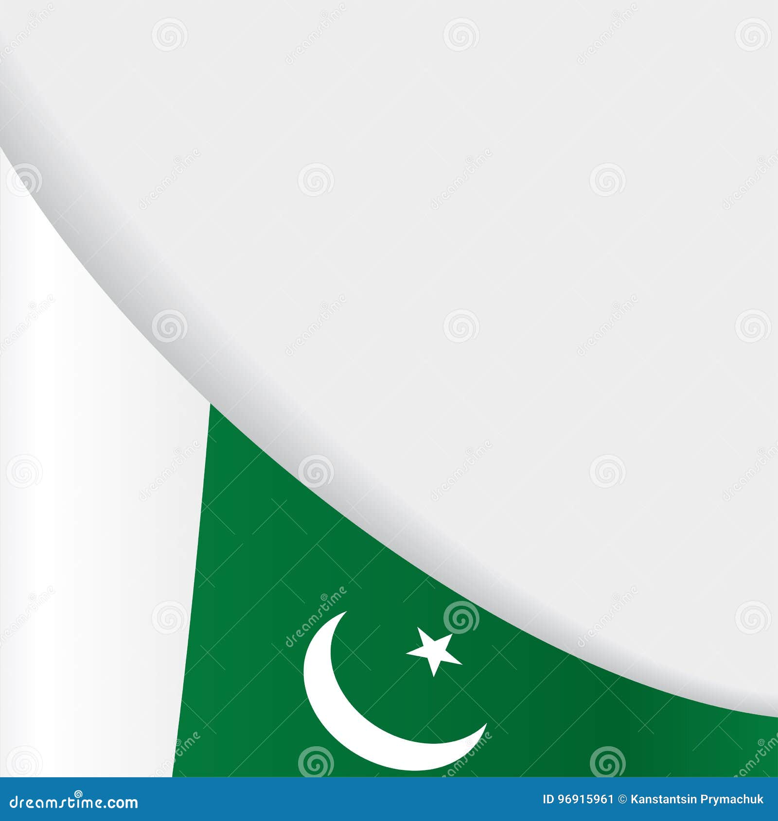 Pakistani Flag Background. Vector Illustration. Stock Vector ...
