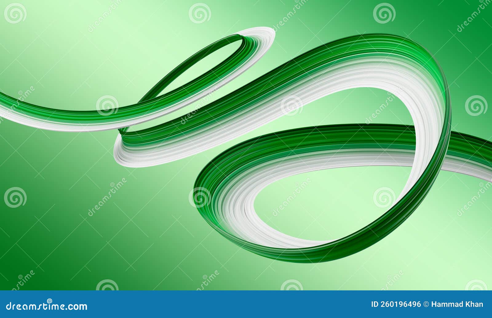 Pakistani Flag Wavy Abstract Background. 3d Illustration Stock ...