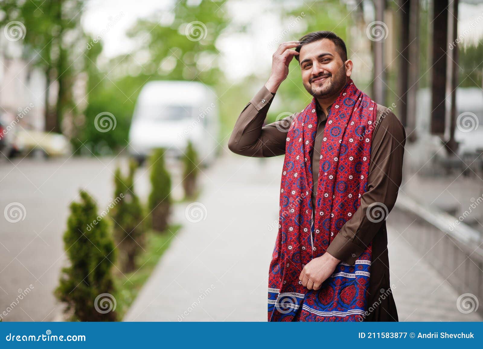 Pakistani pathan man stock image. Image of person, black - 211583877