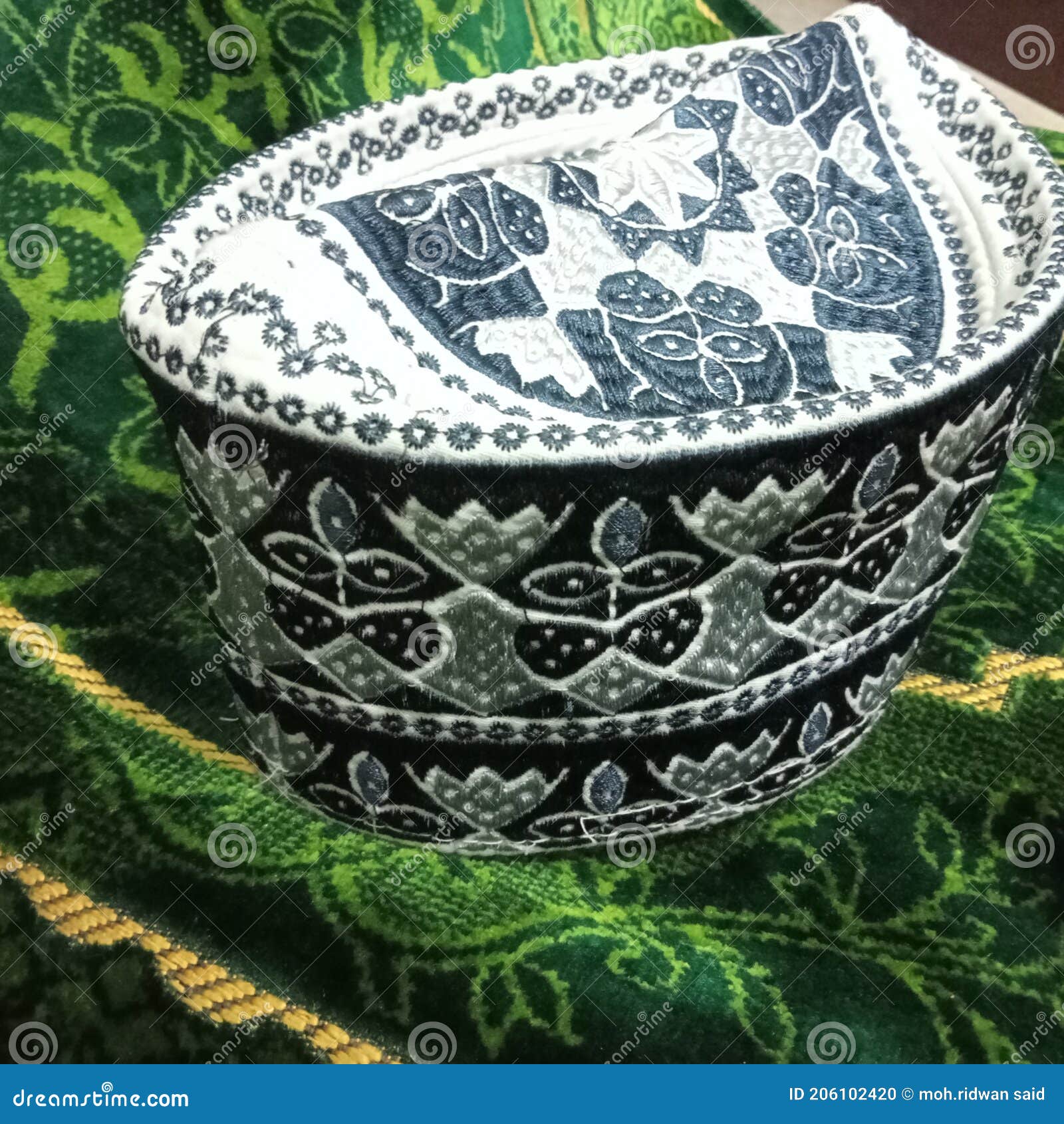 Pakistani Peci Which is Widely Used in Indonesia Stock Photo - Image of ...