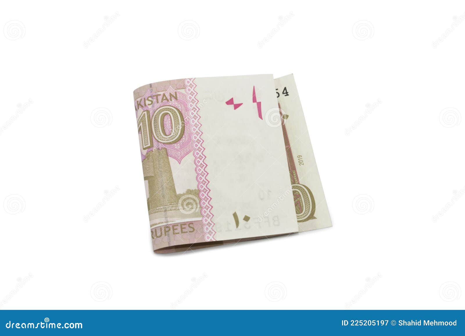 Pakistani Rupees, Pakistani Currency Notes, 10 Rupees Stock Image ...
