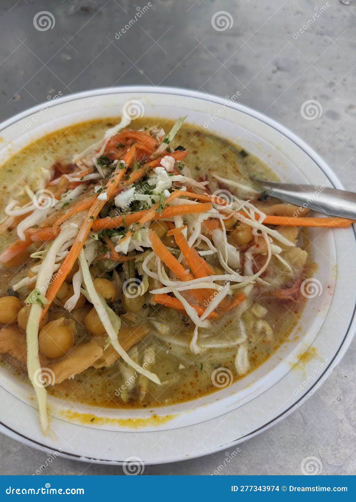 Pakistani Street Food, Samosa Chat Stock Photo - Image of breakfast ...