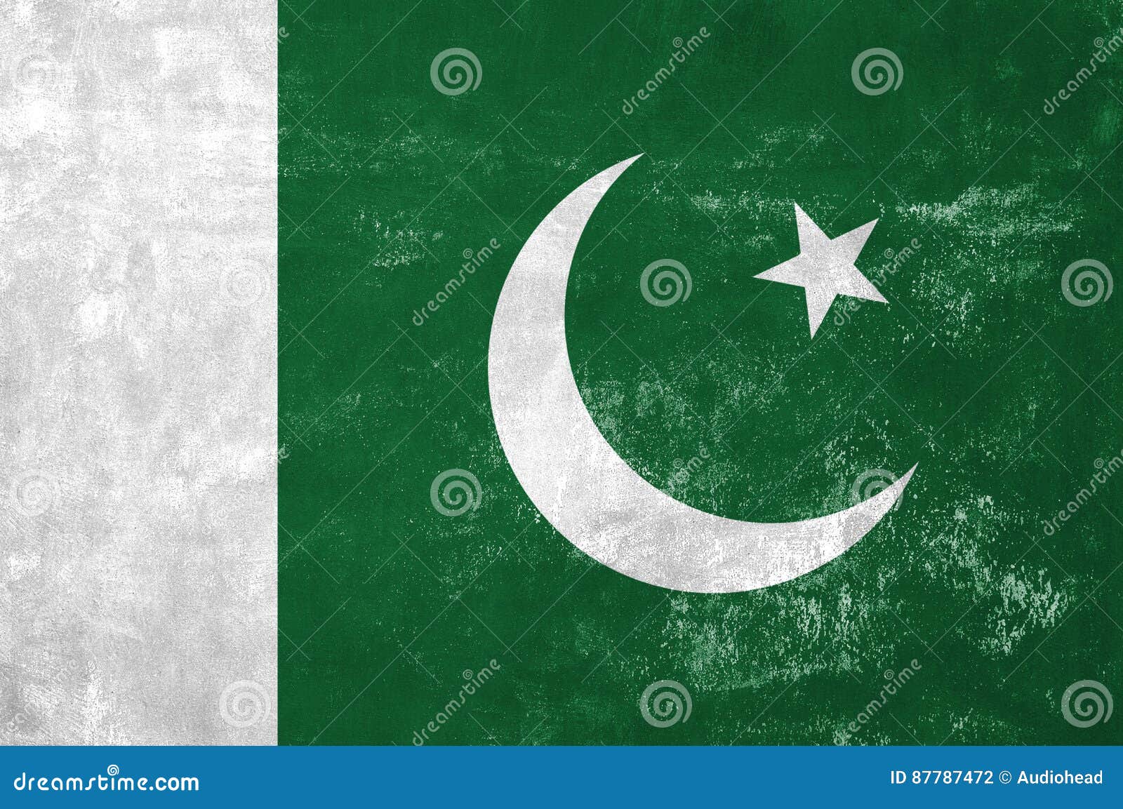 Pakistansk flagga stock illustrationer. Illustration av skadlig - 87787472