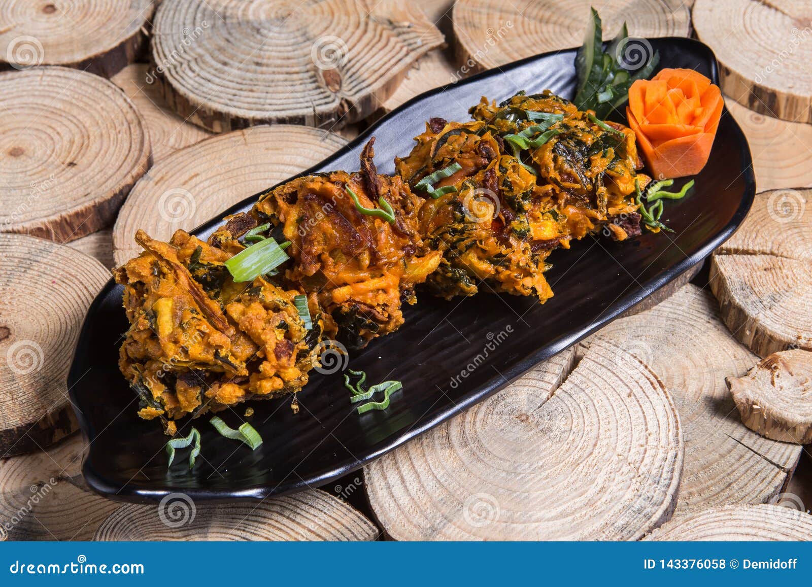 Pakora stock photo. Image of cuisine, onion, snacks - 143376058