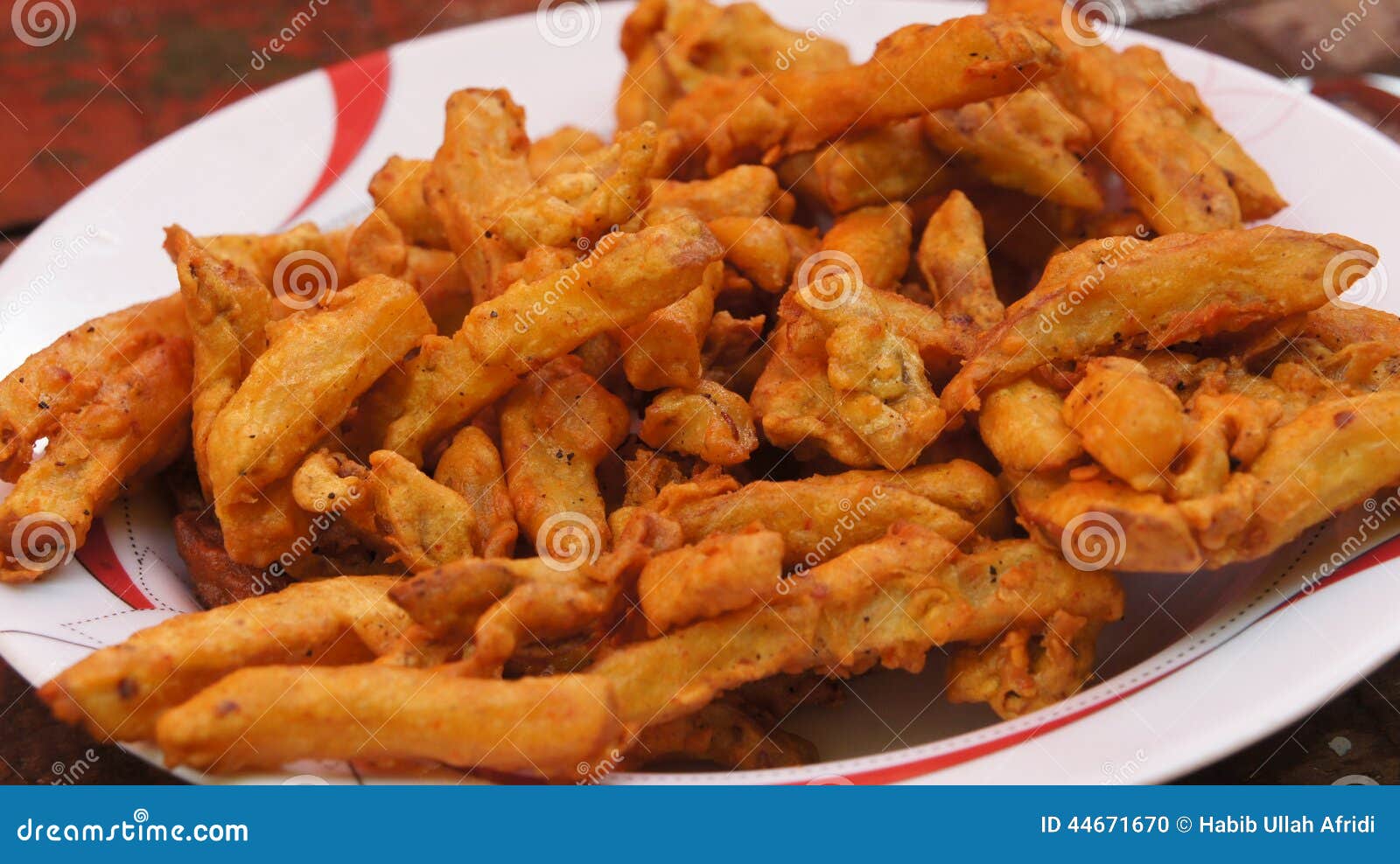 Pakora Spicy Chips Potato stock photo. Image of pakora - 44671670
