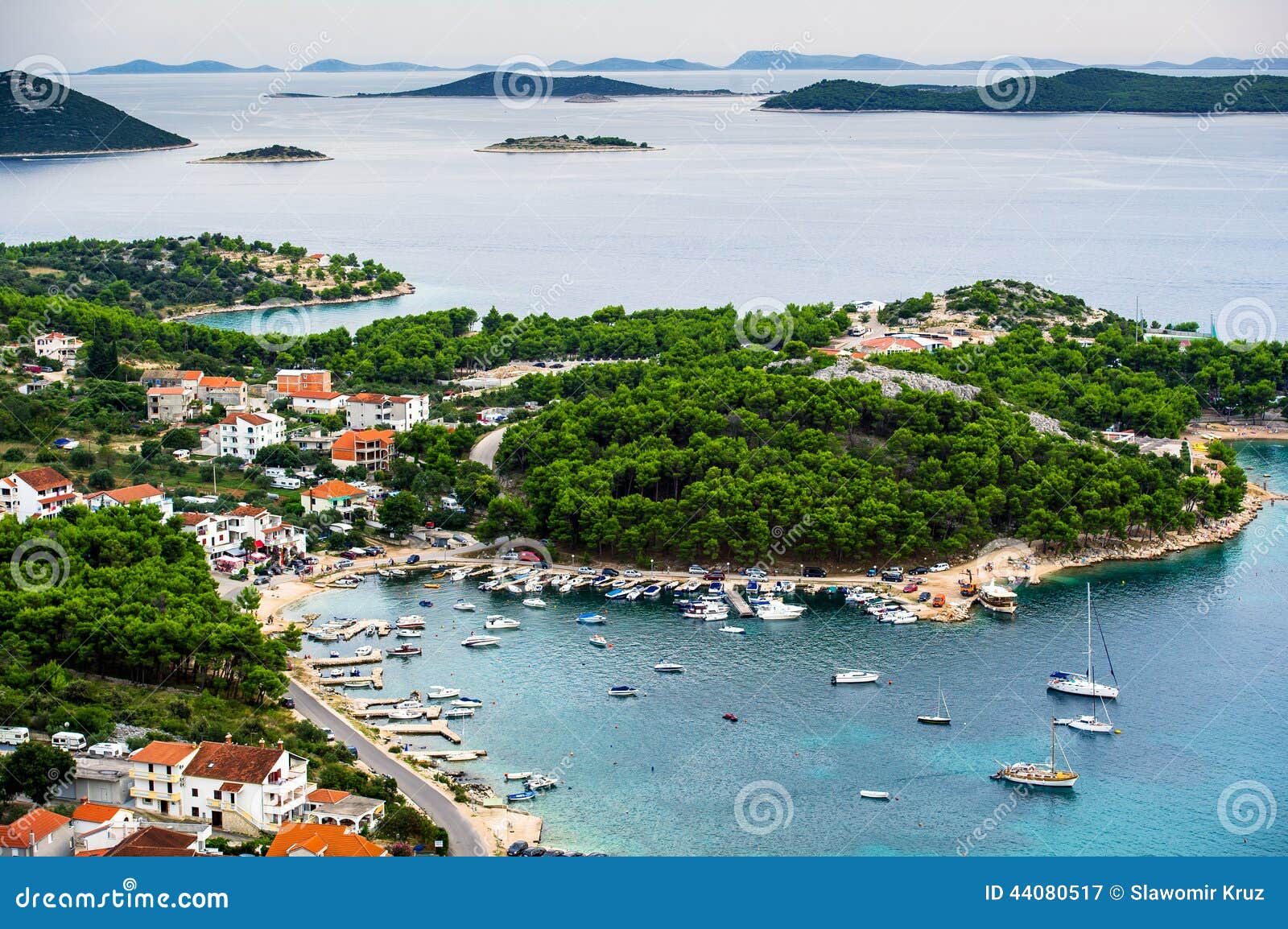 Pakostane in Croatia stock image. Image of dalmatia, pakostane - 44080517