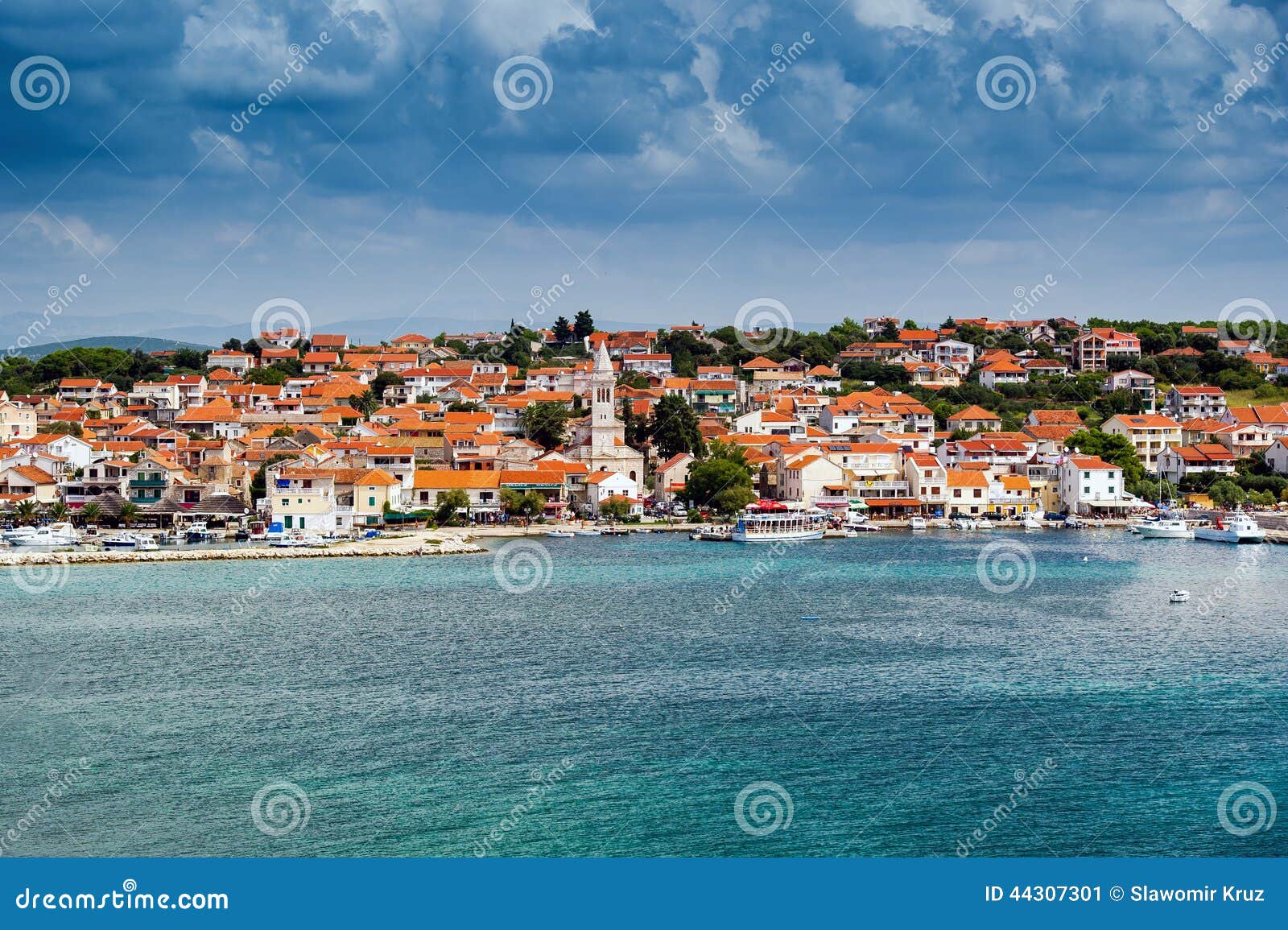Pakostane in Croatia stock image. Image of pakostane - 44307301