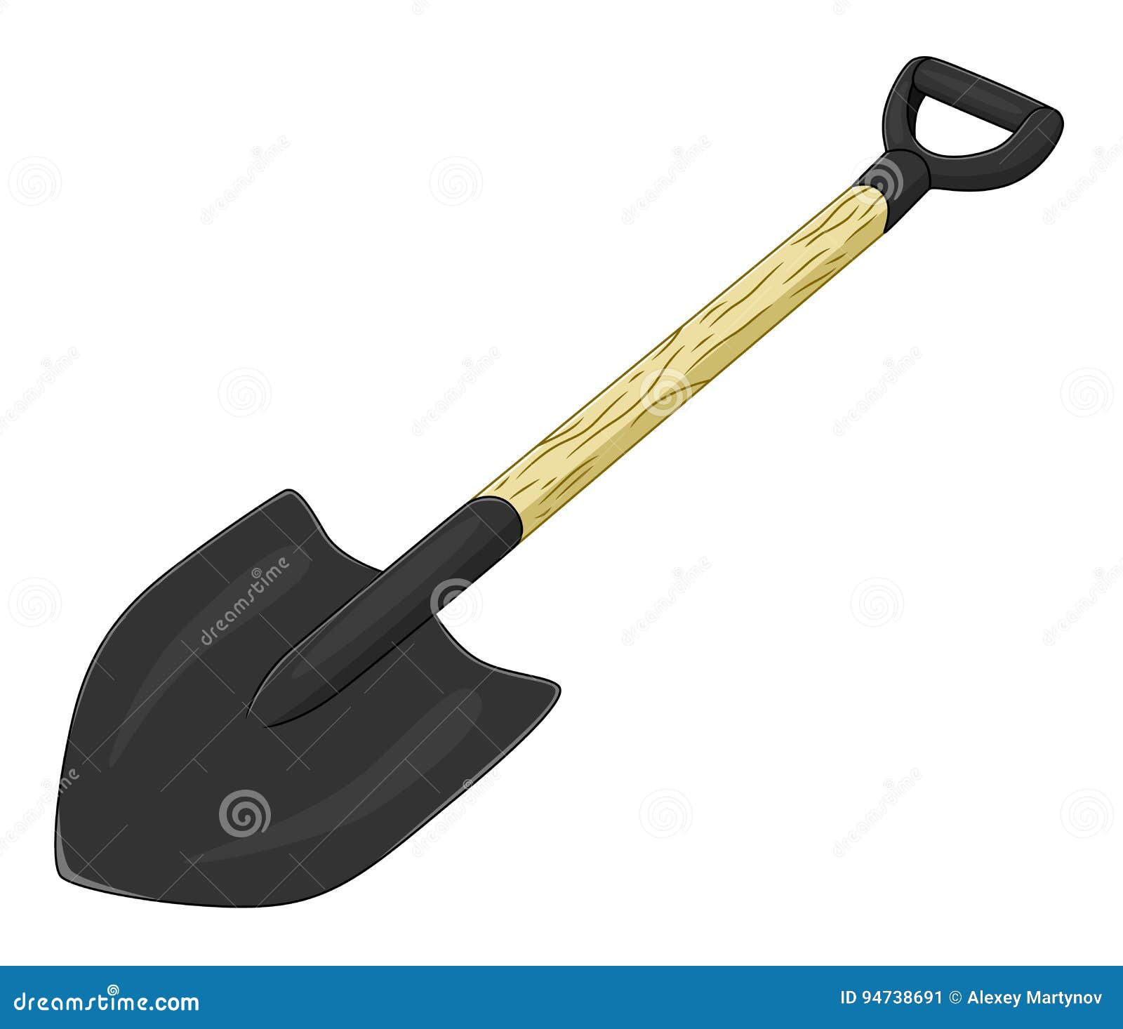 Pala ilustración del vector. Ilustración de hermoso, agradable - 94738691