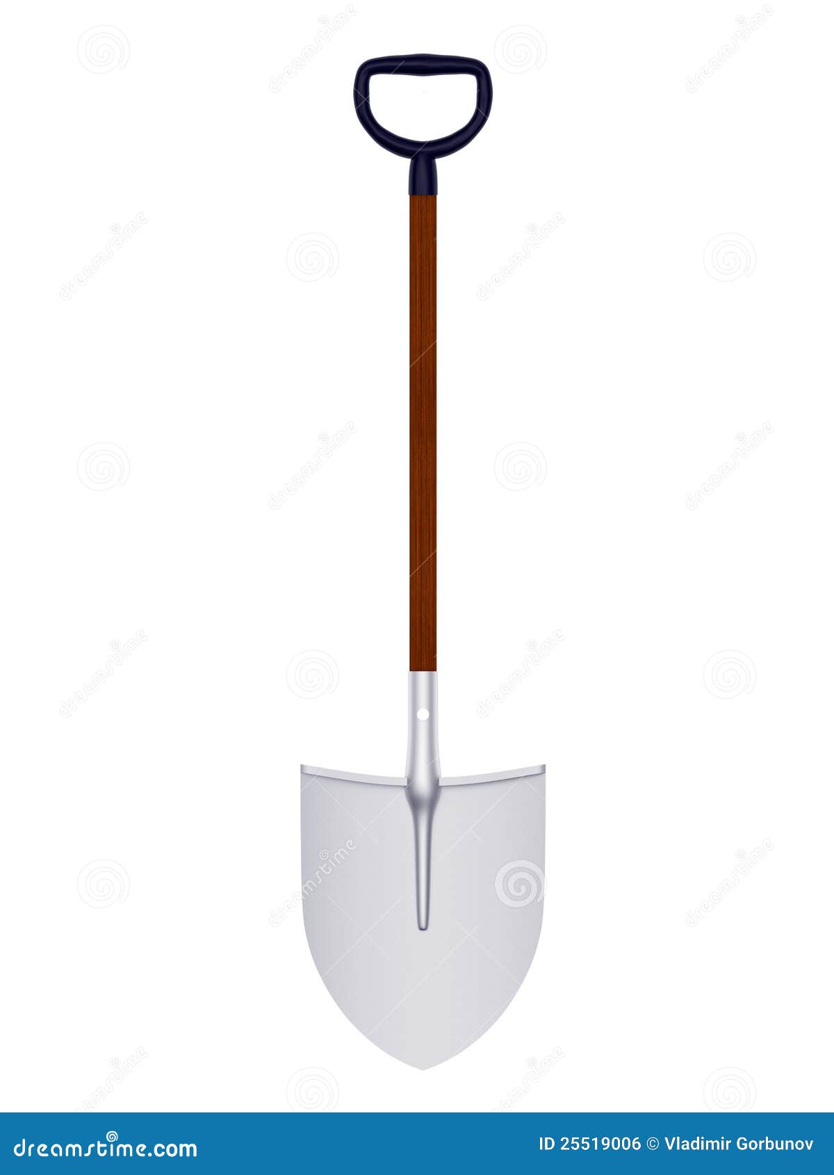Pala Aislada En El Fondo Blanco Stock de ilustración - Ilustración de ...