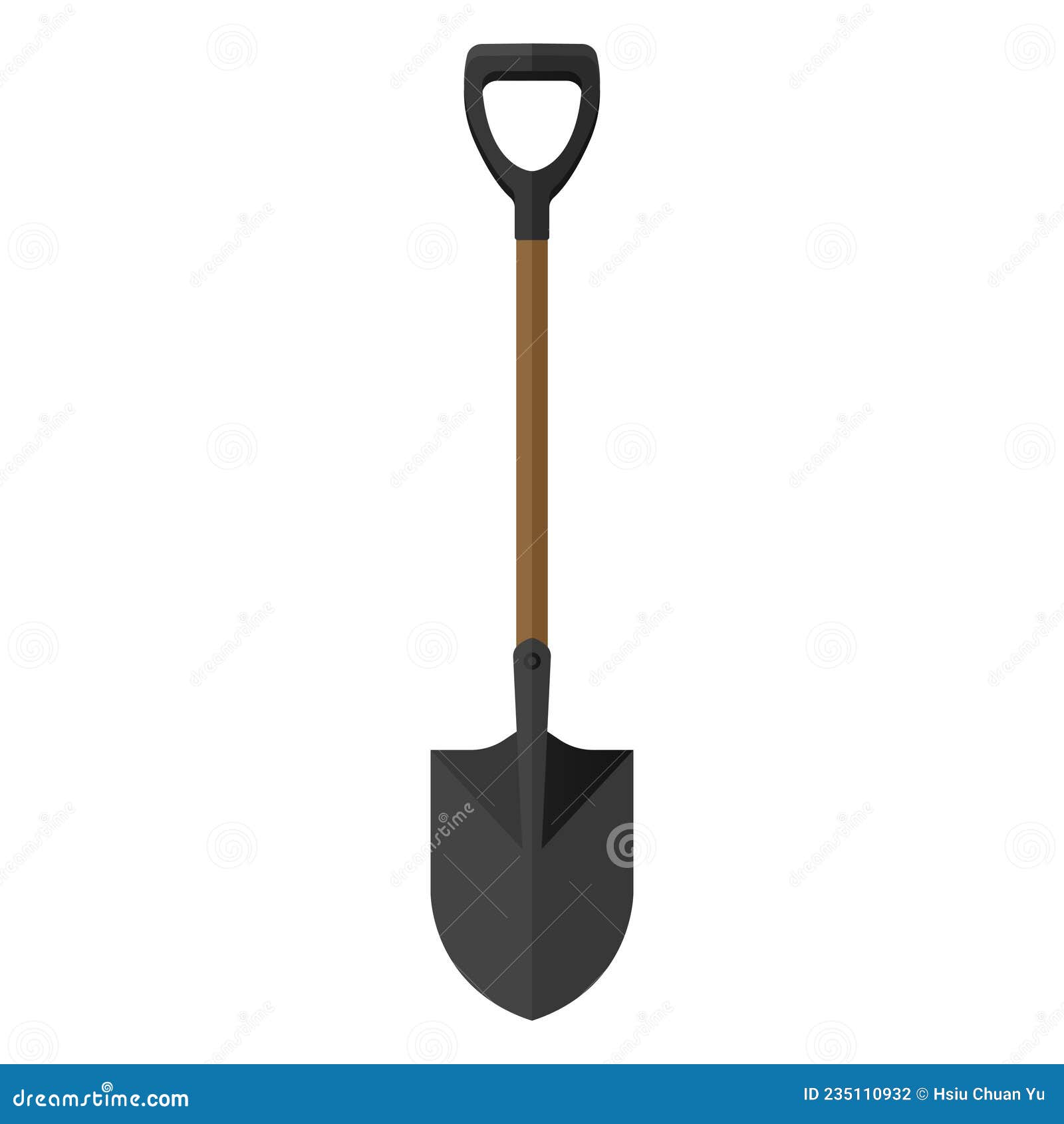 Pala de herramientas ilustración del vector. Ilustración de pala ...