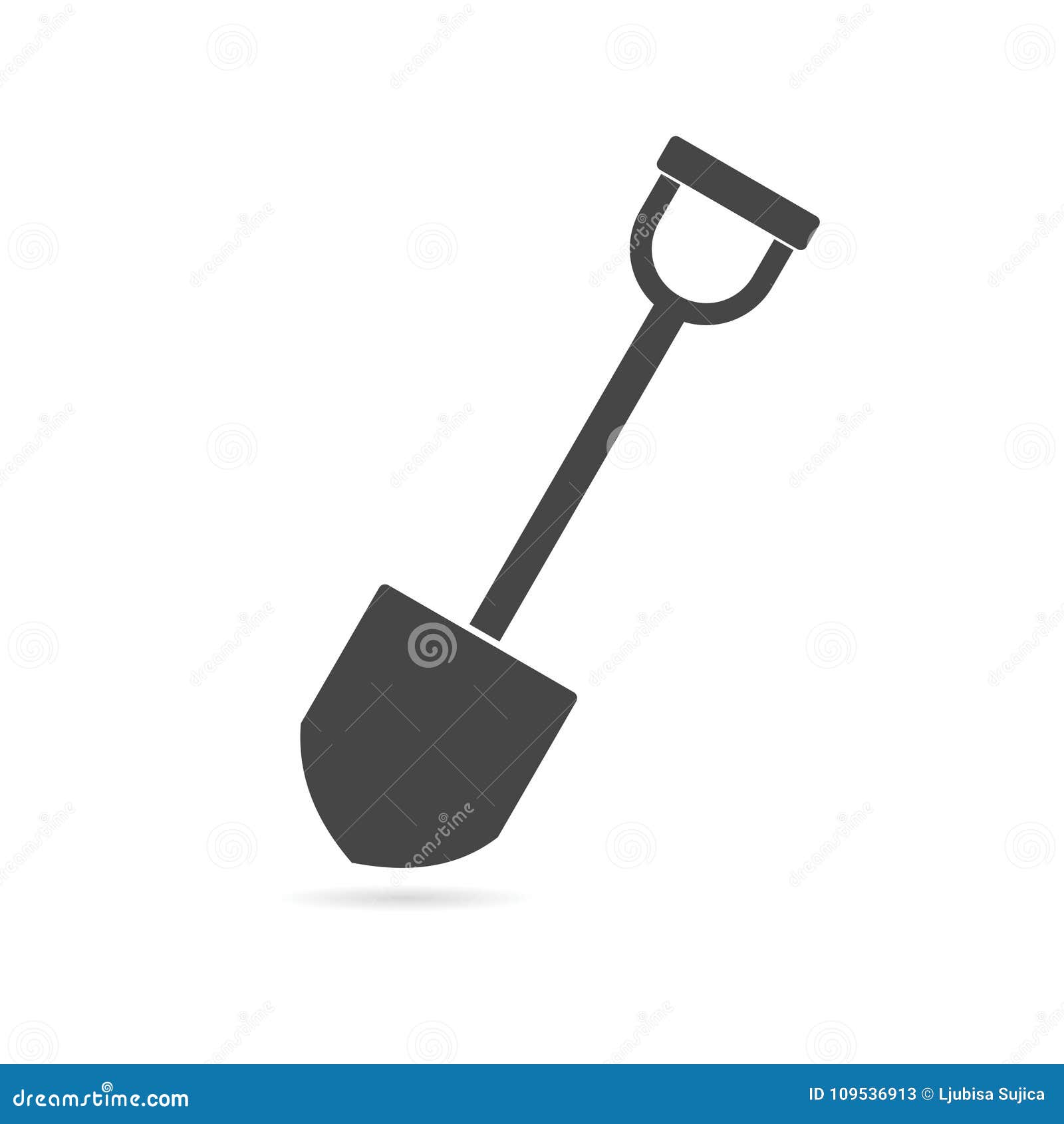 Pala - icono del vector ilustración del vector. Ilustración de ...