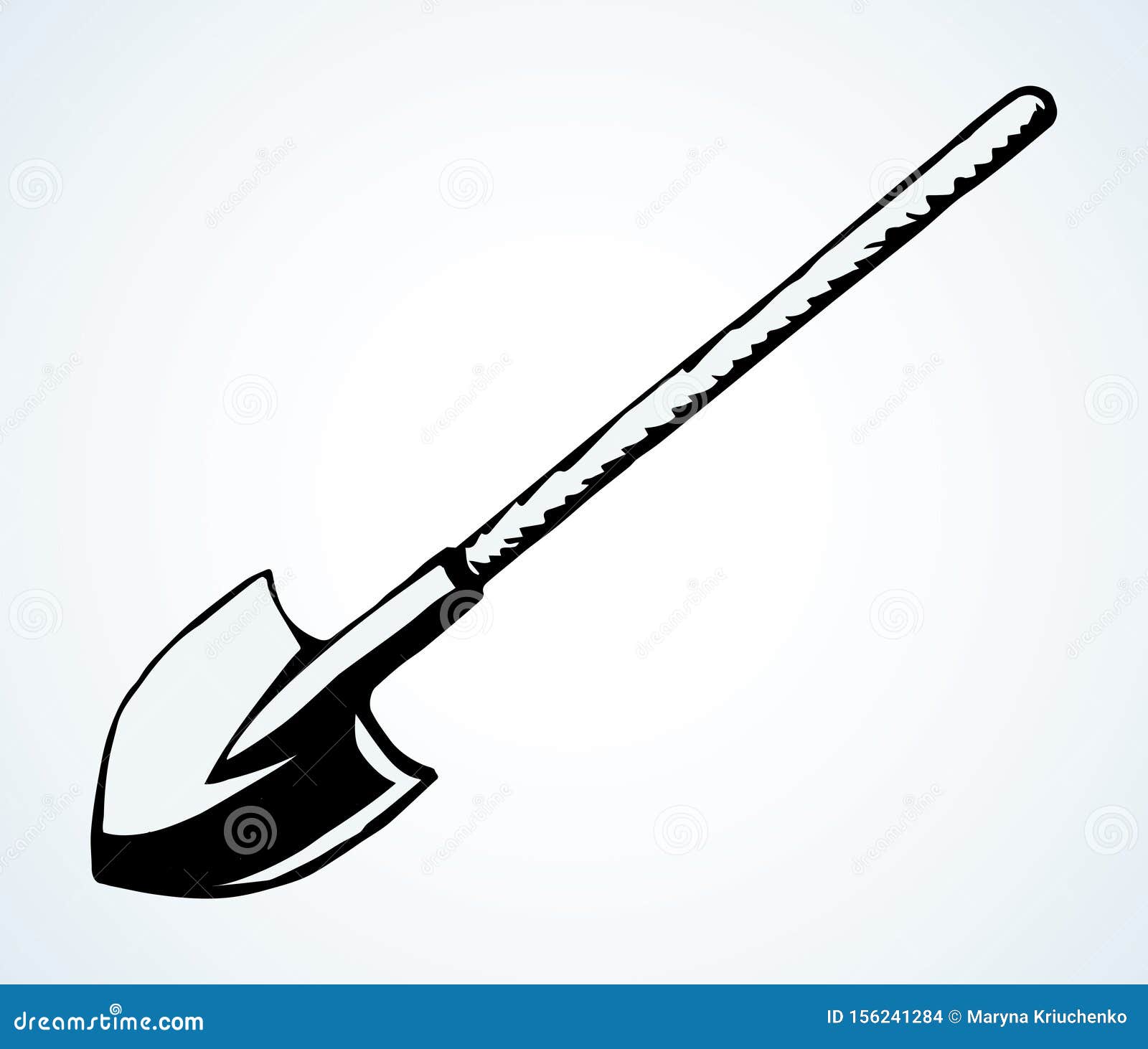 Pala. Signo De Icono De Dibujo Del Vector Ilustración del Vector ...