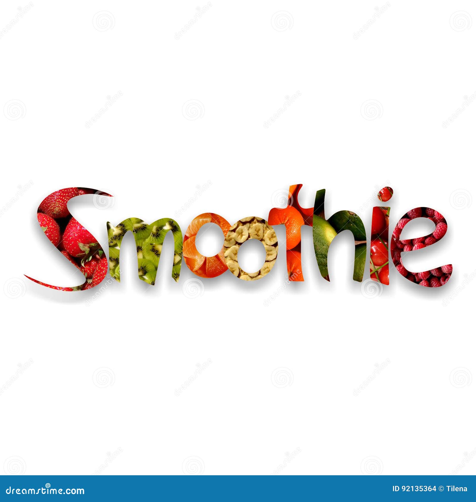 Palabra Colorida Del Smoothie Foto de archivo - Imagen de anuncie ...