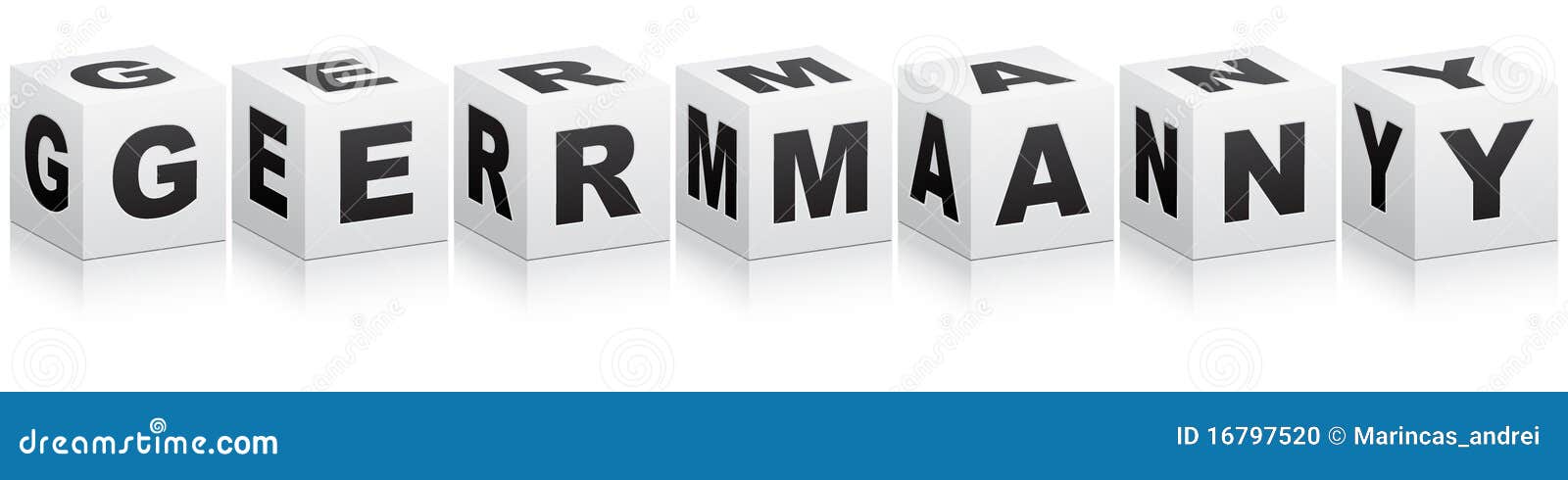 Palabra de Alemania ilustración del vector. Ilustración de alemania ...