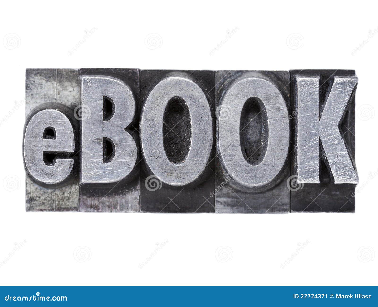 Palabra De Ebook En Tipo Del Metal Imagen de archivo - Imagen de ...