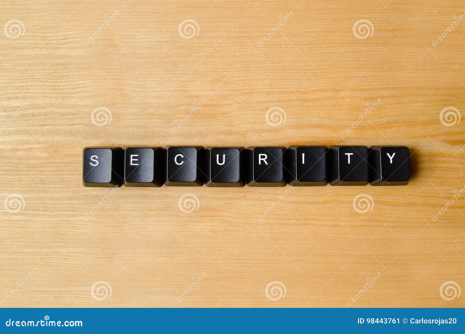 Palabra de la seguridad imagen de archivo. Imagen de concepto - 98443761