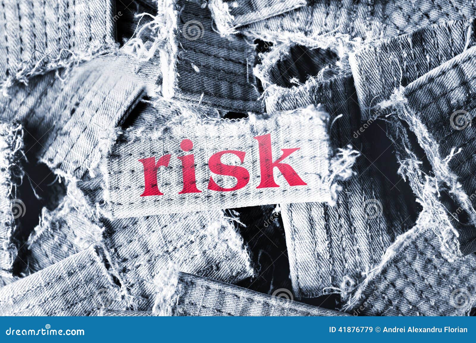 Palabra del riesgo imagen de archivo. Imagen de azul - 41876779