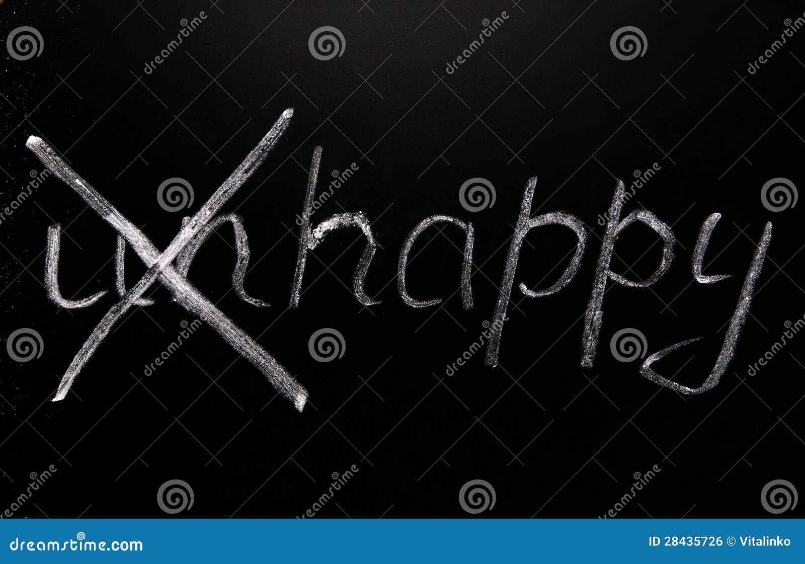 Palabra infeliz foto de archivo. Imagen de materia, esfuerzo - 28435726