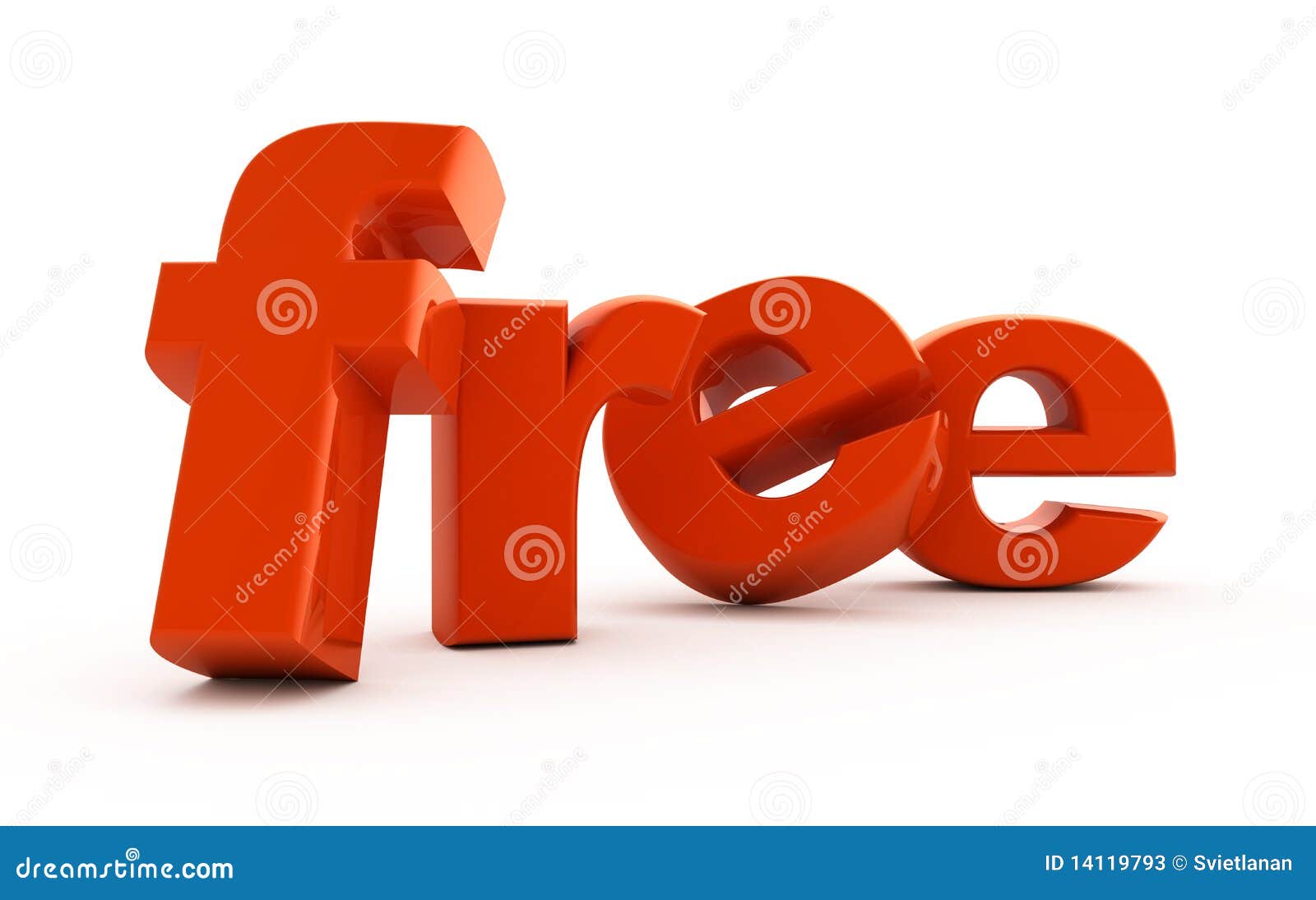 Palabra libre. stock de ilustración. Ilustración de oportunidad - 14119793