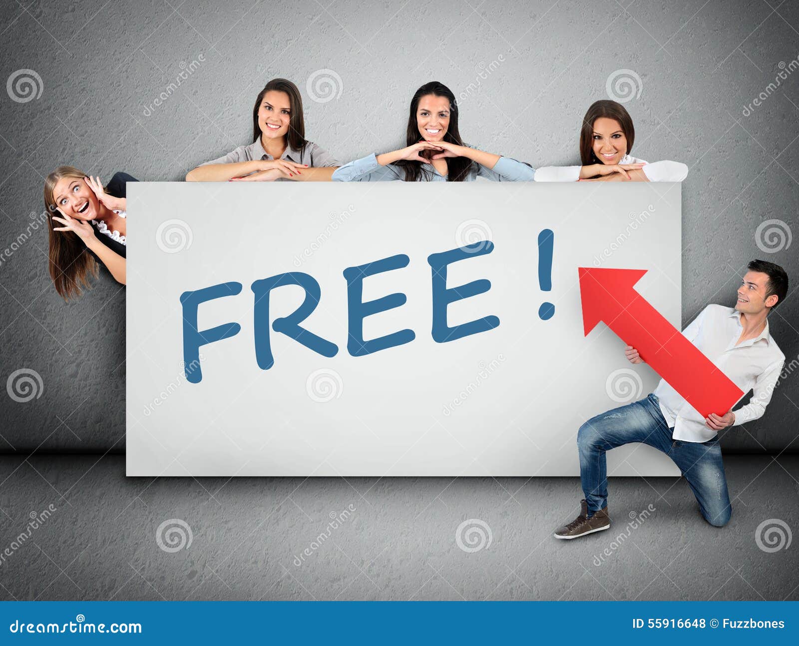 Palabra libre en bandera foto de archivo. Imagen de bandera - 55916648