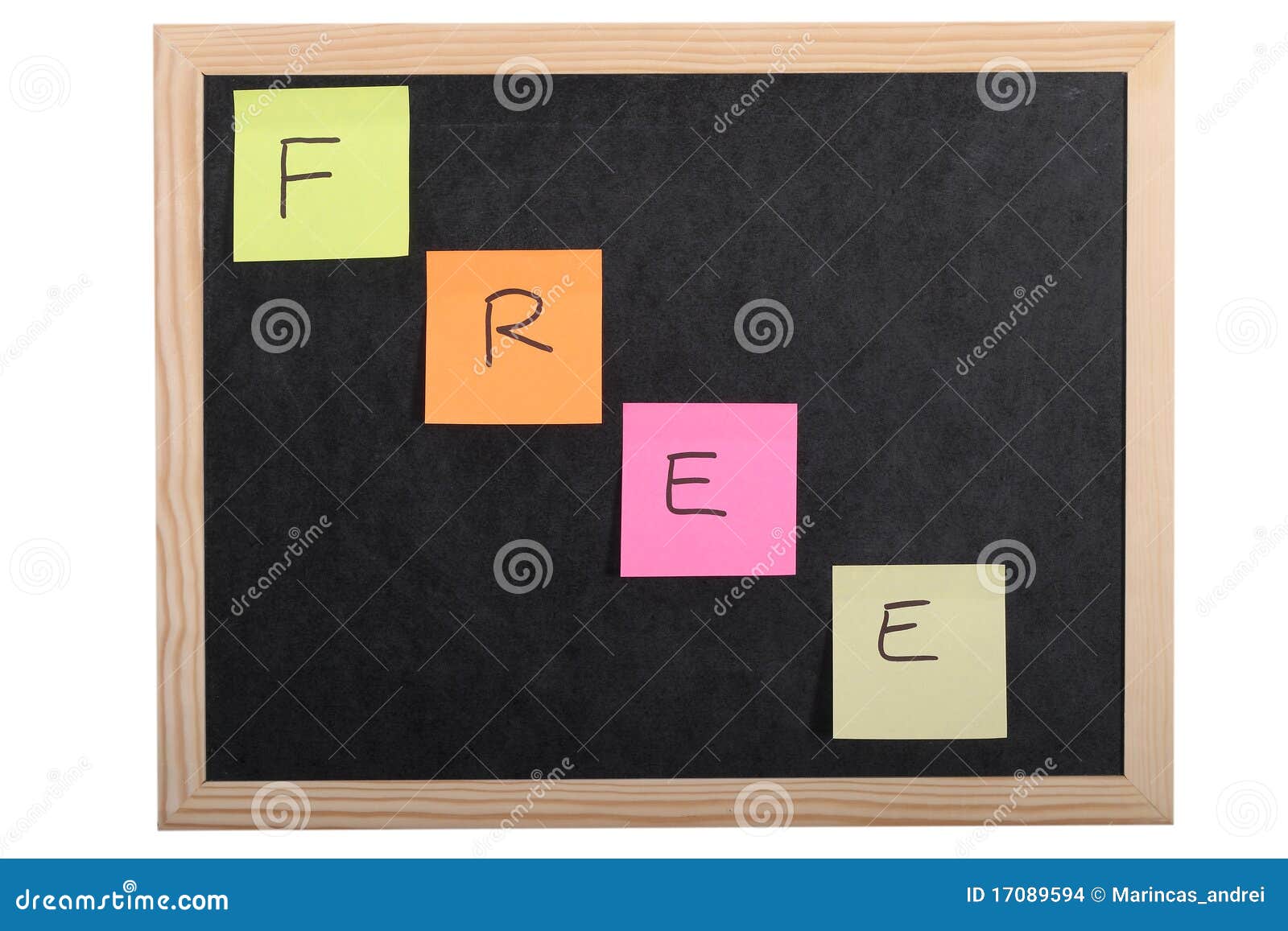 Palabra Libre En La Pizarra Foto de archivo - Imagen de especial ...