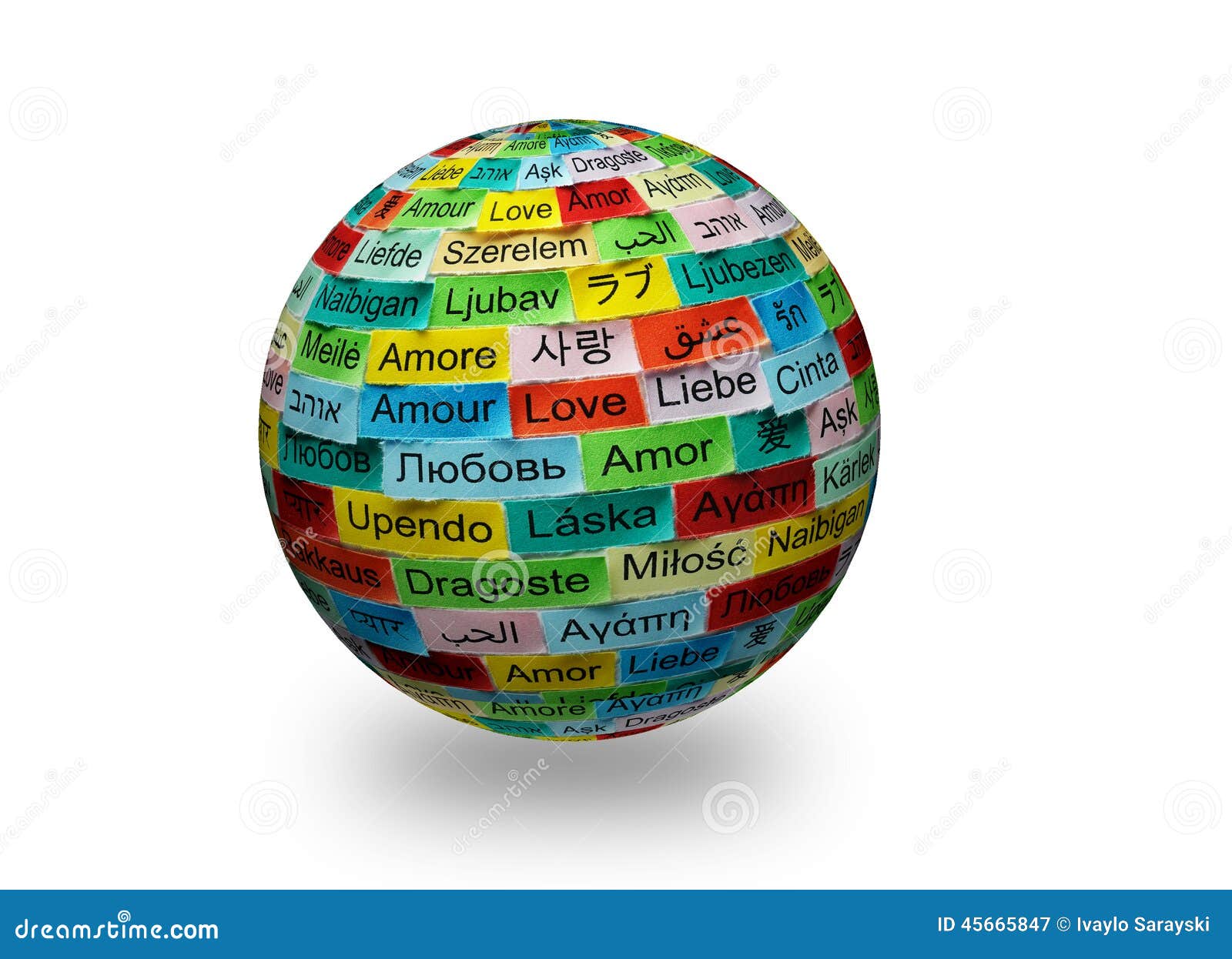 Palabra Multilingüe 3d Del Amor Stock de ilustración - Ilustración de multilingüe, amargura ...
