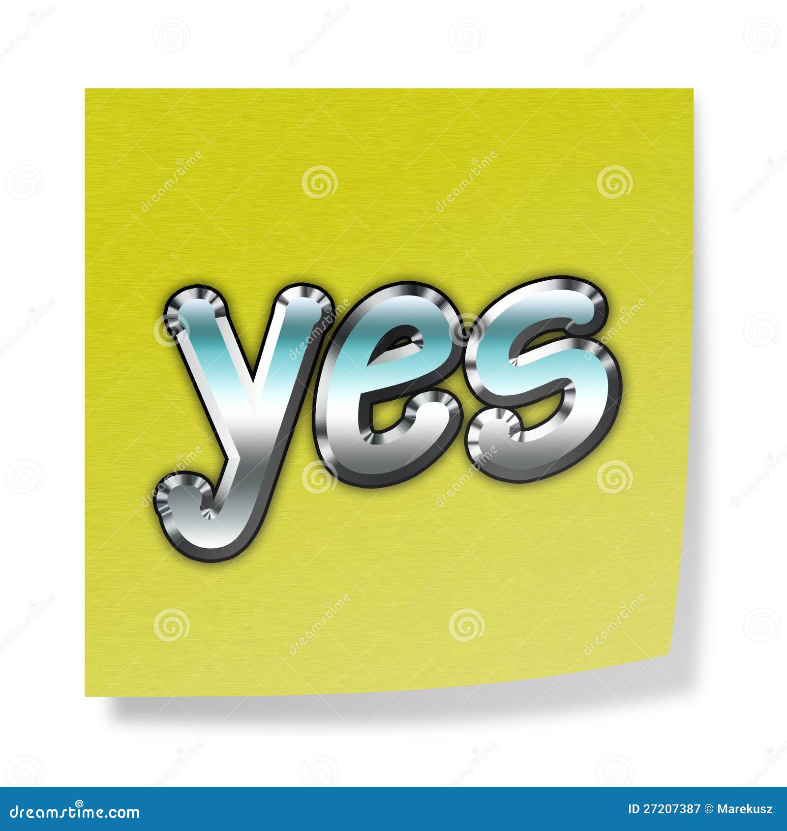 Palabra sí stock de ilustración. Ilustración de aprobado - 27207387