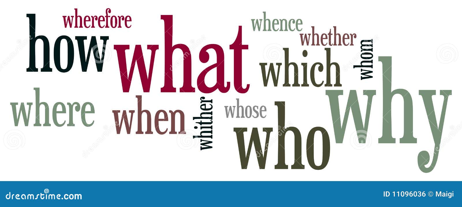Palabras de la pregunta ilustración del vector. Ilustración de pregunta ...