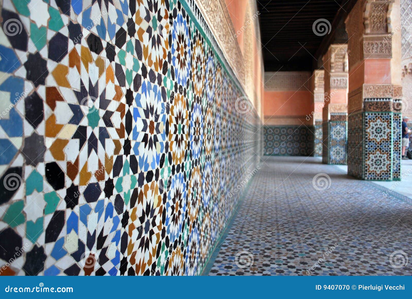 Palace courtyard tiles stock photo. Image of geometric - 9407070