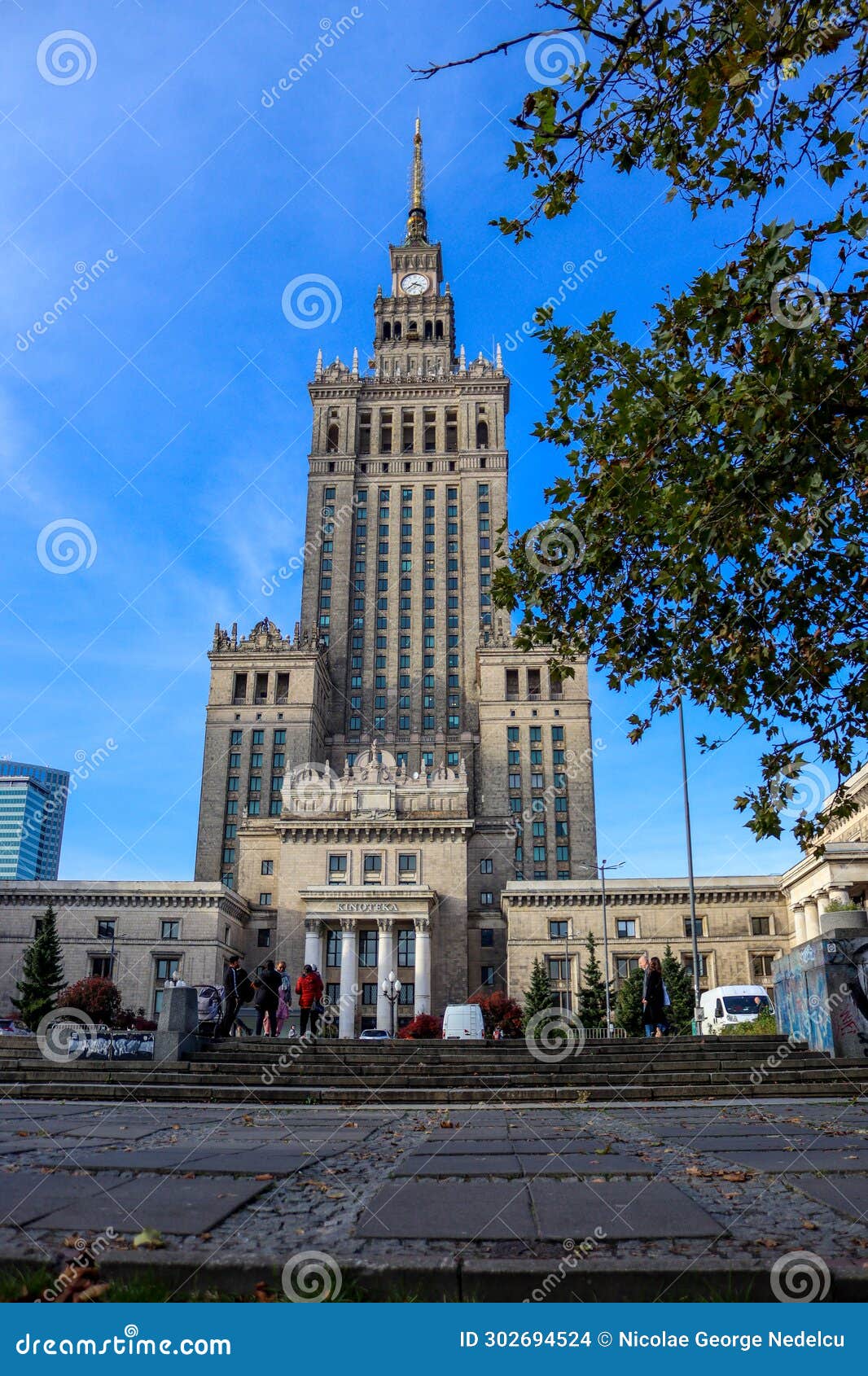 Palace of Culture and Science in Warsaw Editorial Stock Image - Image ...