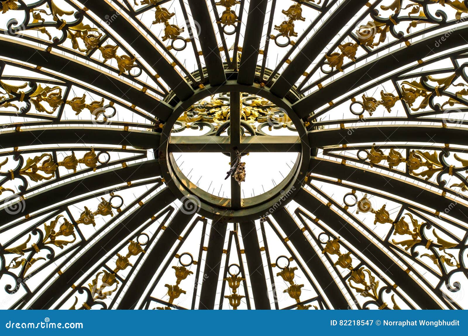 Palace Dome Interior stock image. Image of stained, design - 82218547