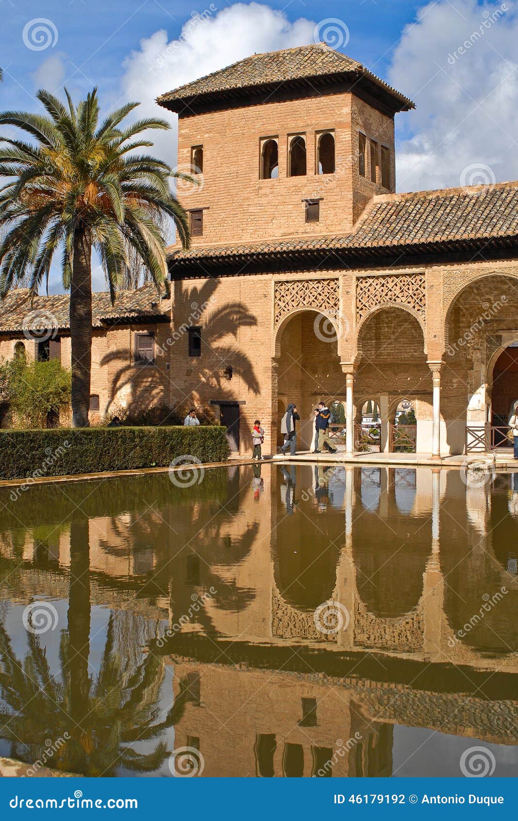 Palace of el partal editorial photography. Image of partal - 46179192