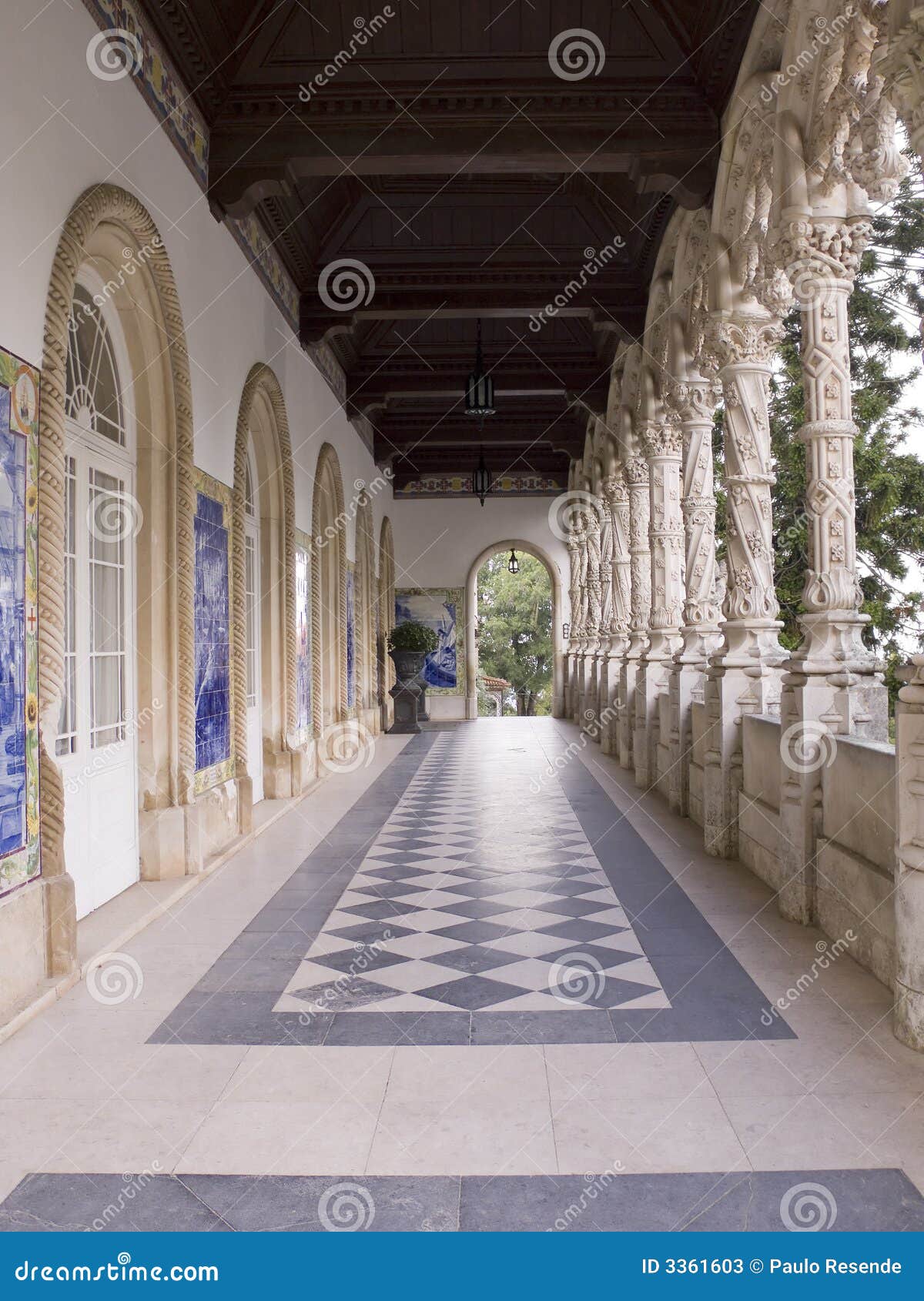 Palace entrance stock image. Image of brick, building - 3361603