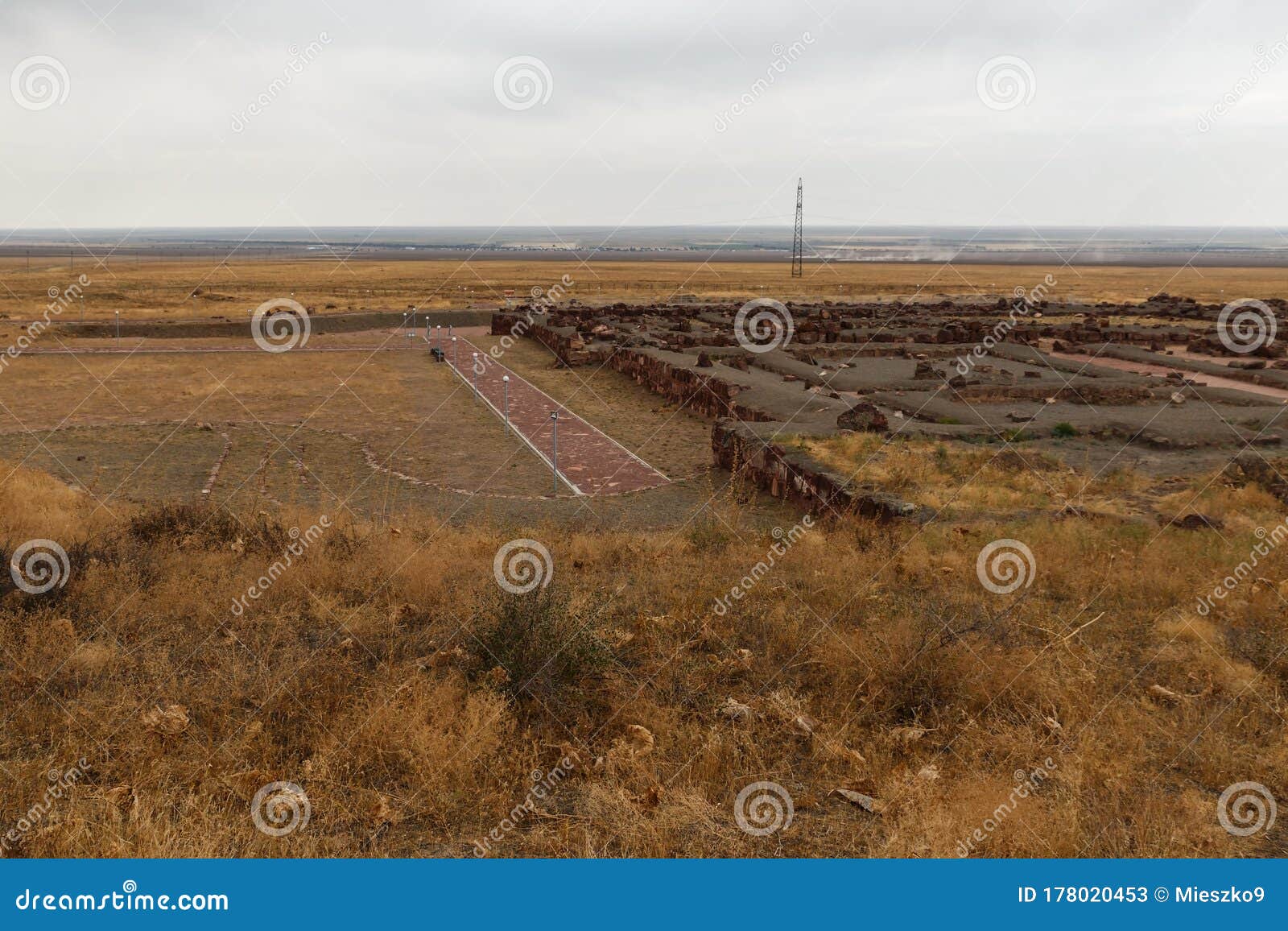 Akyrtas Palace Complex stock image. Image of city, brick - 178020453